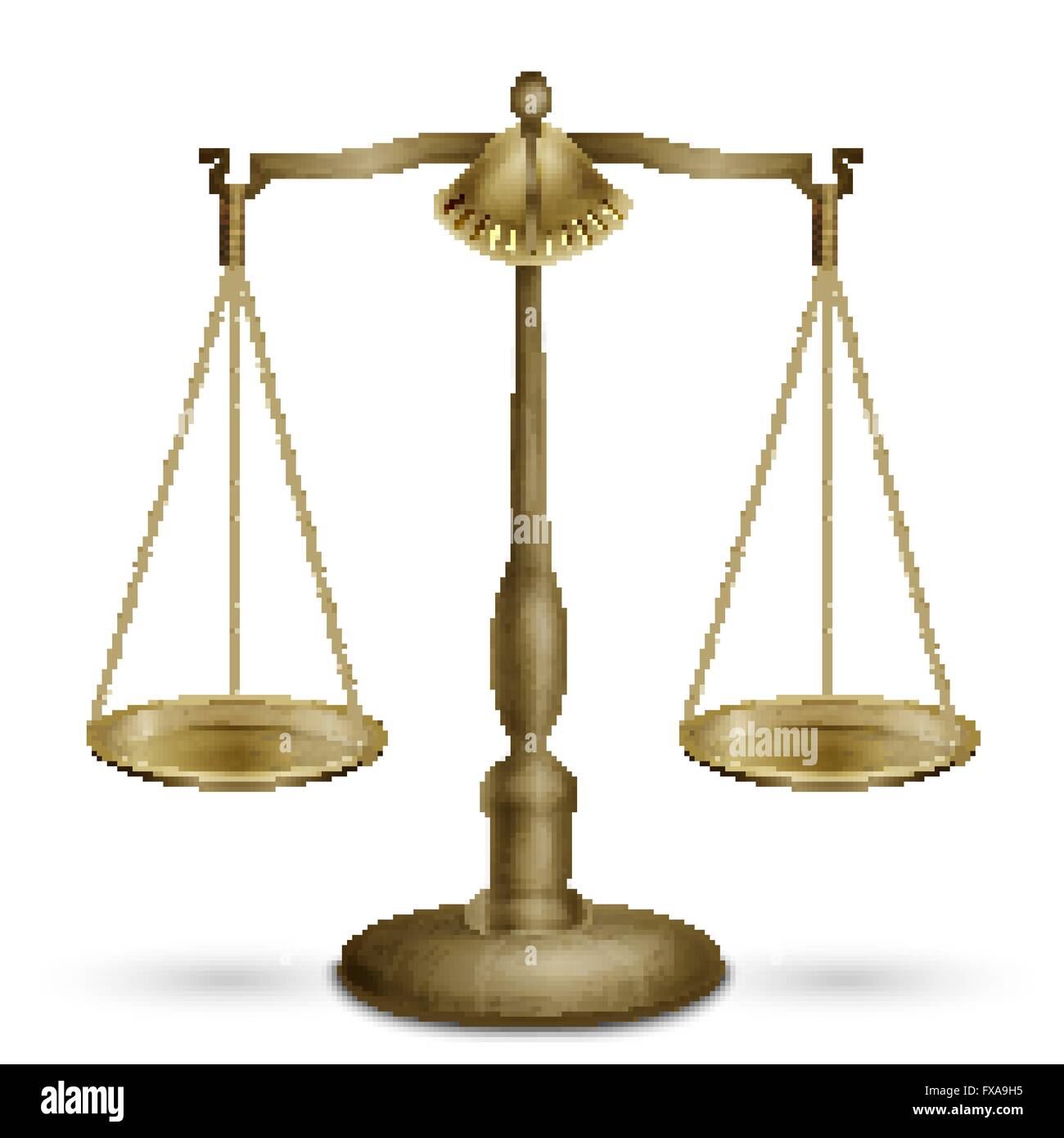 Antique scales isolated Stock Vector Image & Art - Alamy