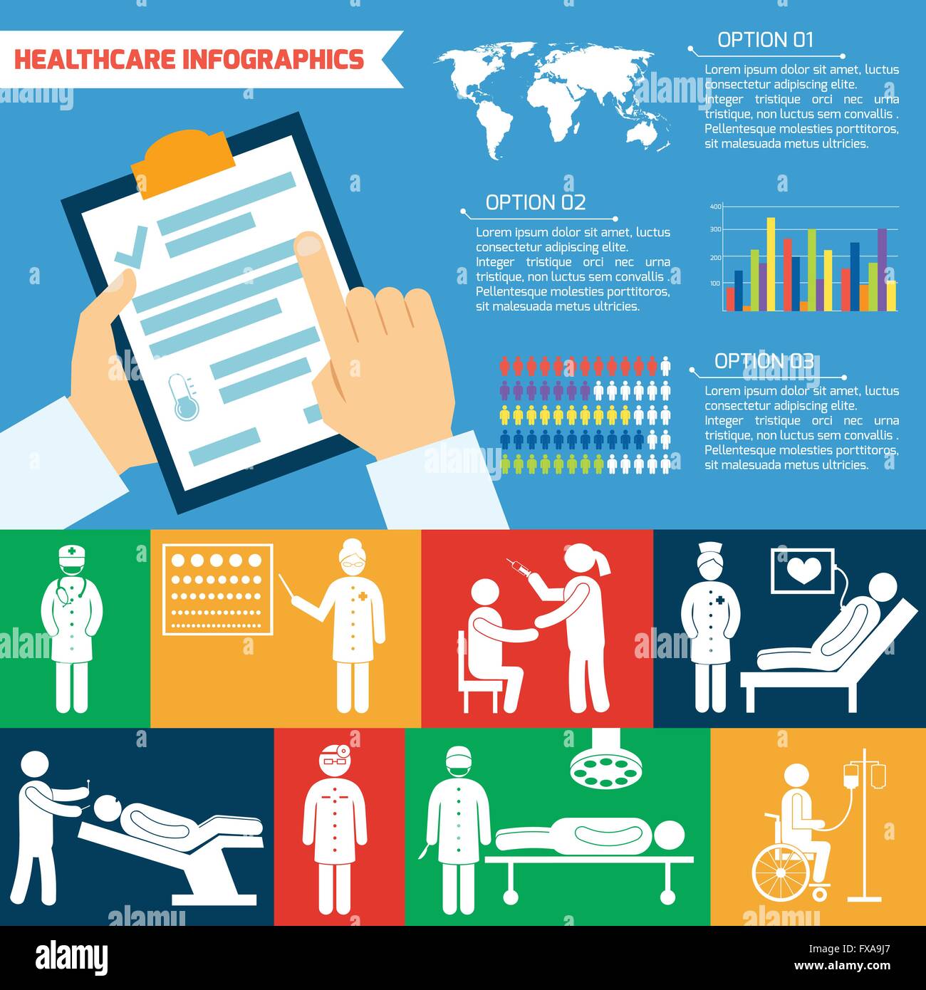 Medical infographic set Stock Vector Image & Art - Alamy