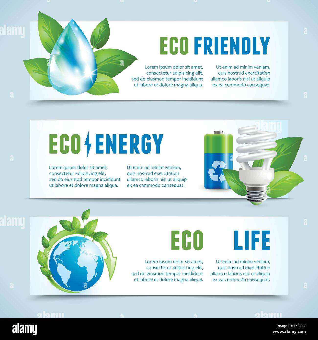 Ecology vertical banners hi-res stock photography and images - Alamy