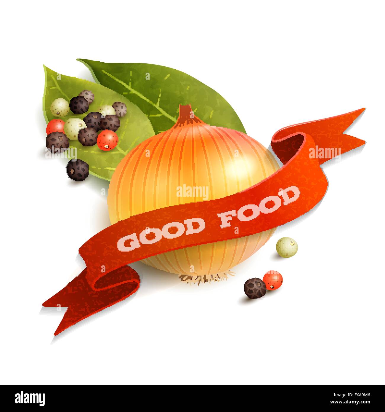 Onion culinary Stock Vector Images - Alamy