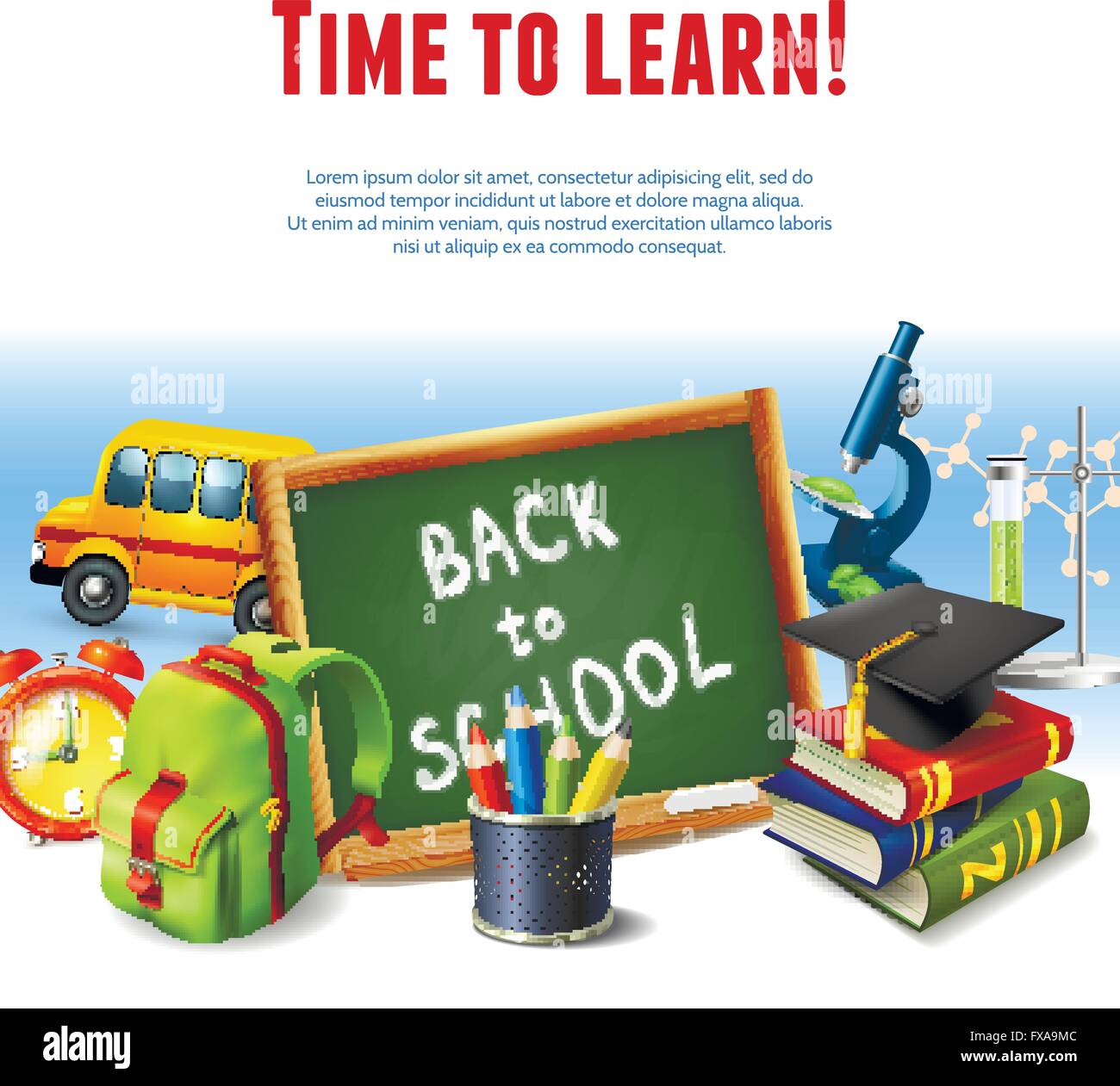 Back to school border Stock Vector Image & Art - Alamy