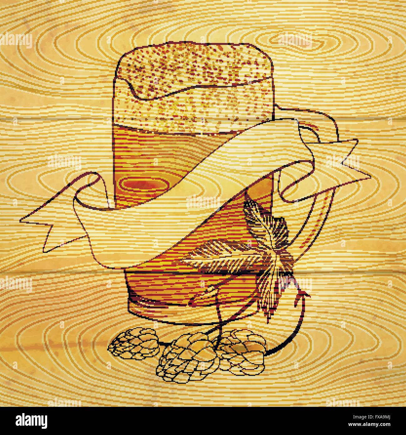 Beer and hop background Stock Vector Image & Art - Alamy
