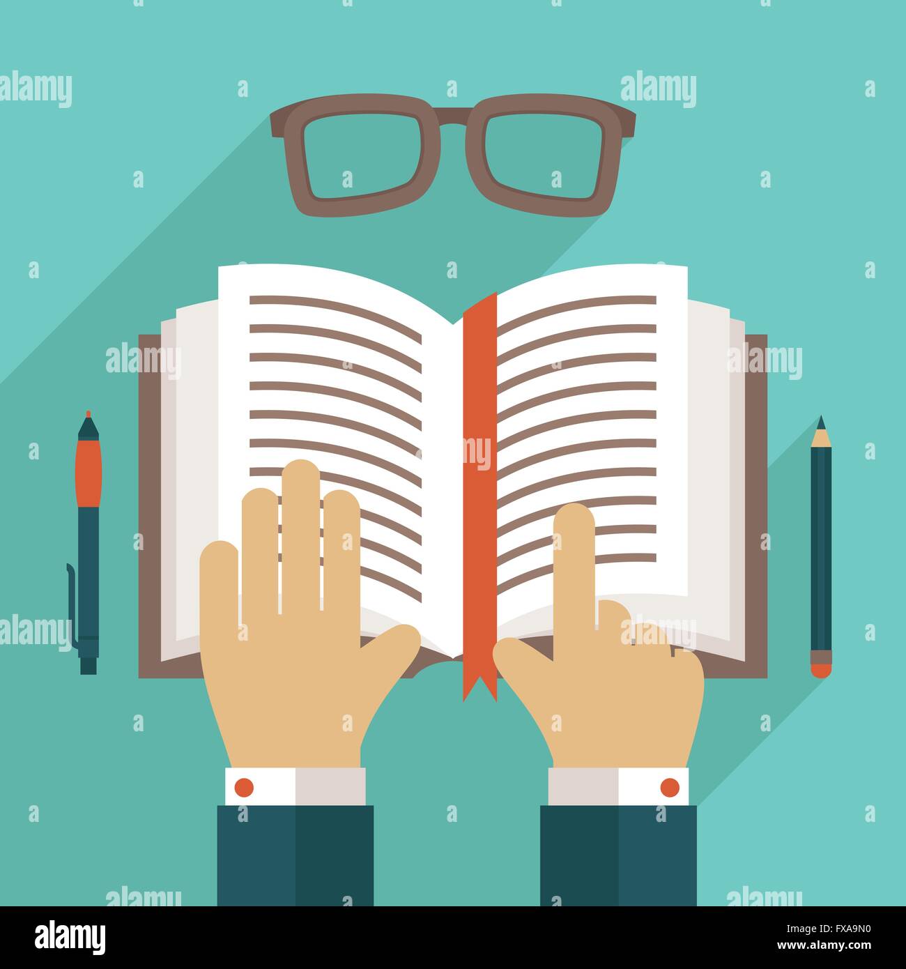 Hand elementary Stock Vector Images - Alamy