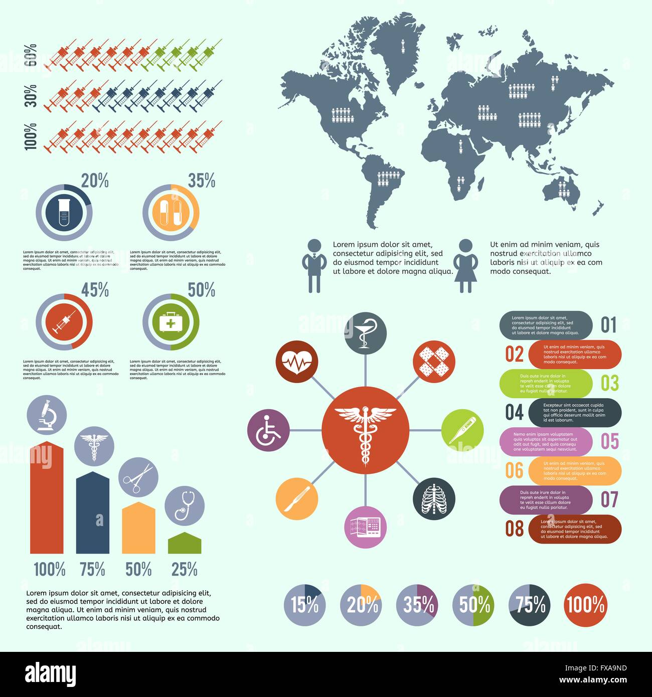 Medical healthcare infographic Stock Vector Image & Art - Alamy