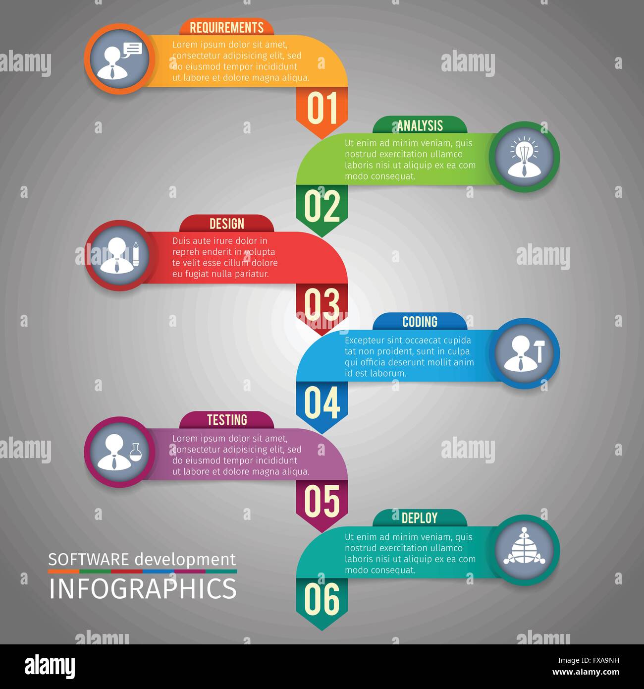 Paper infographics template Stock Vector Image & Art - Alamy
