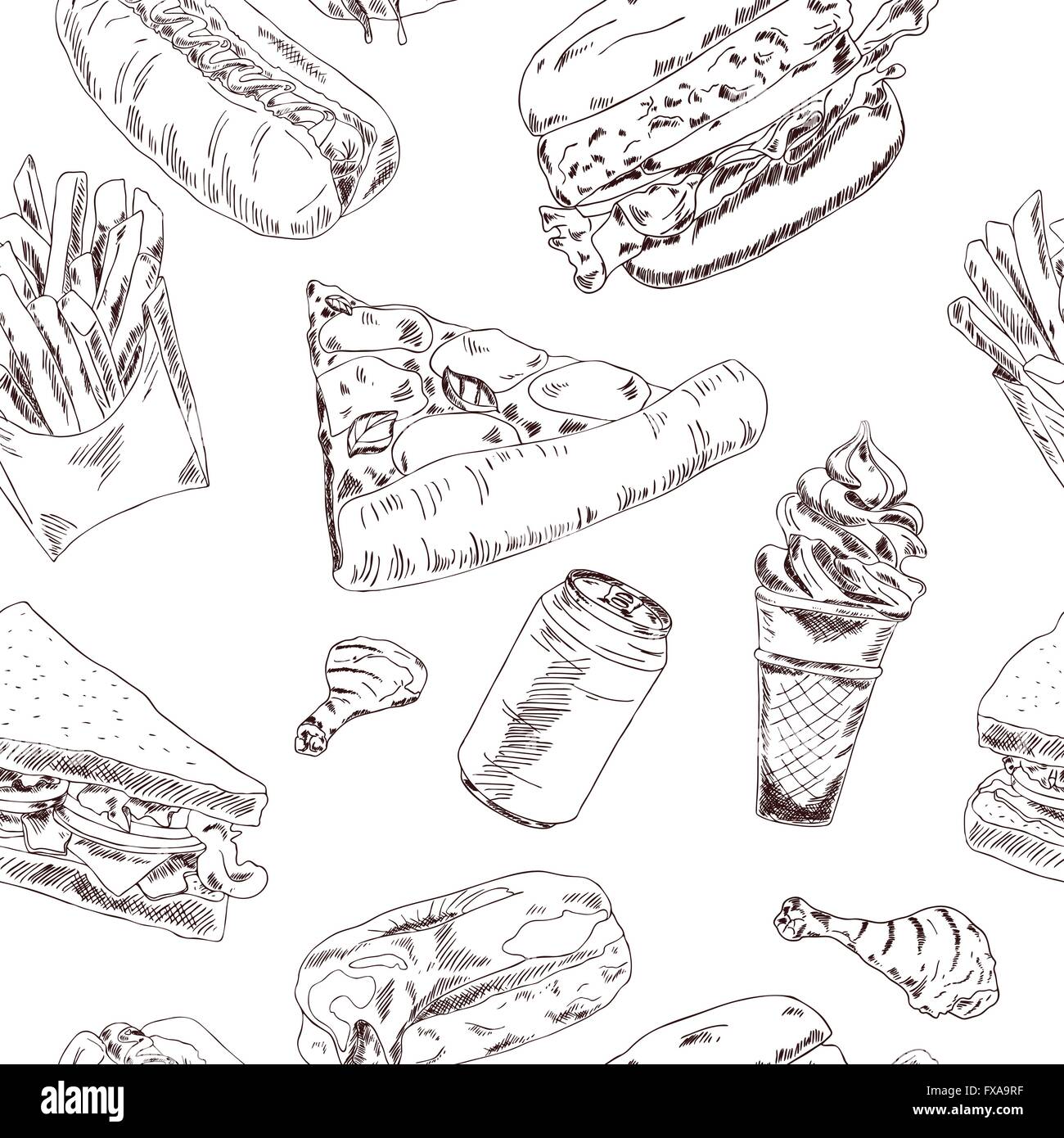 Fast food restaurant chain Stock Vector Images - Alamy