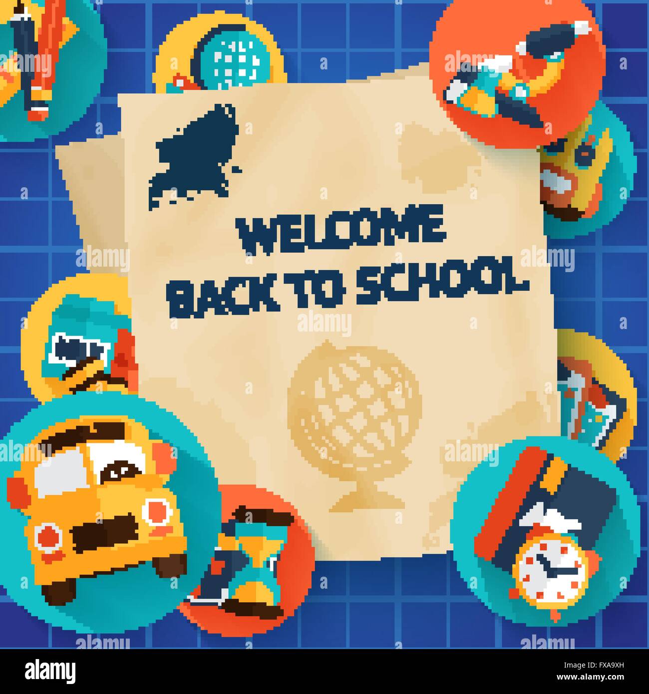 Education template set Stock Vector Image & Art - Alamy