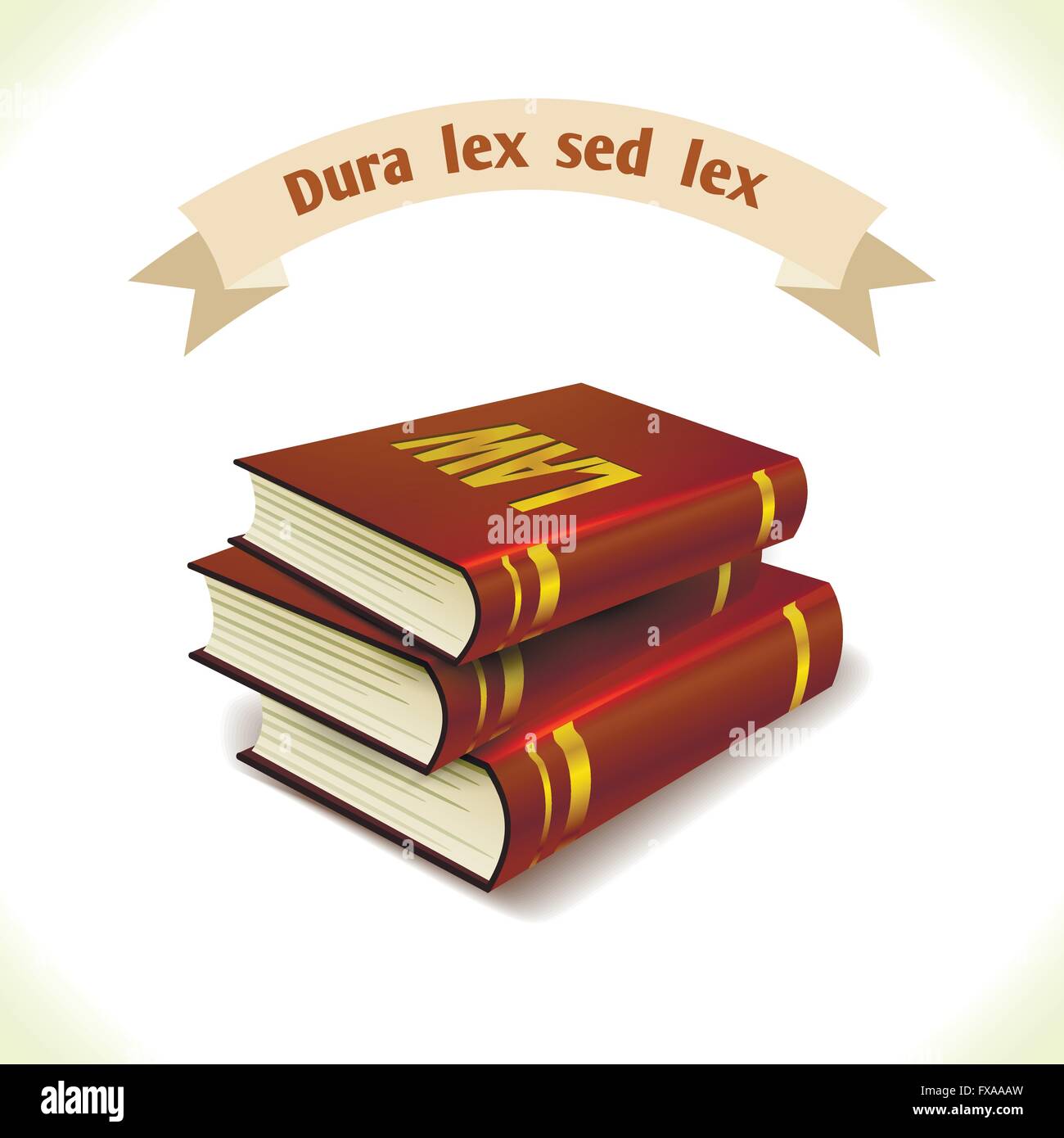 Law books stack Stock Vector Images - Alamy