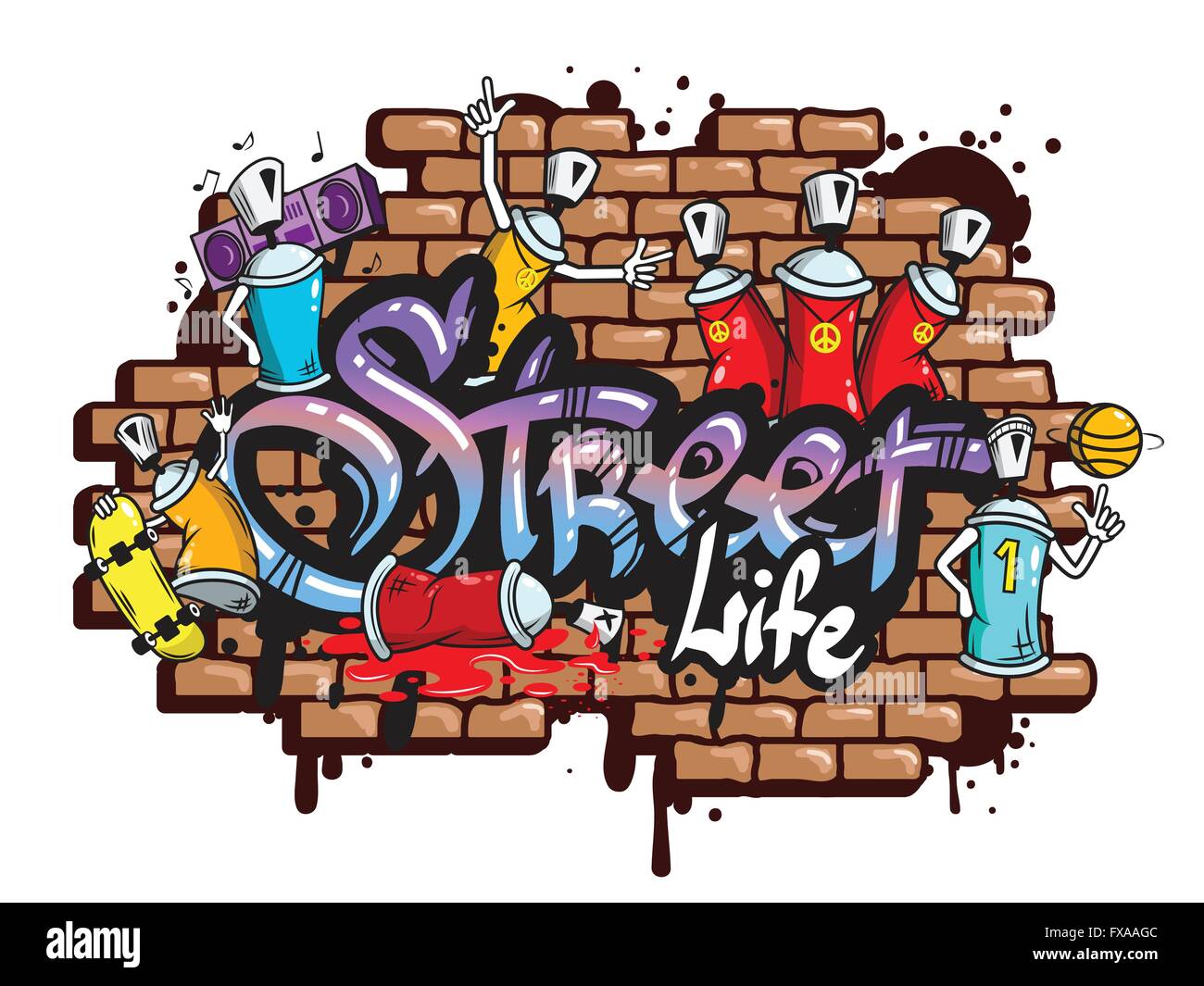 Graffiti word characters composition Stock Vector Image & Art - Alamy
