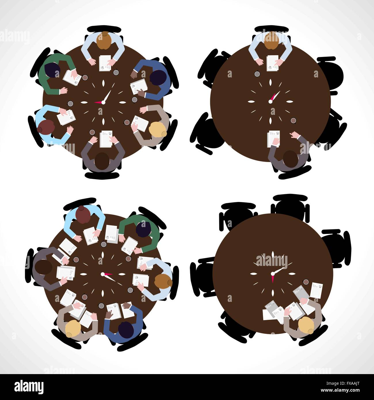 Business people workday Stock Vector Image & Art - Alamy