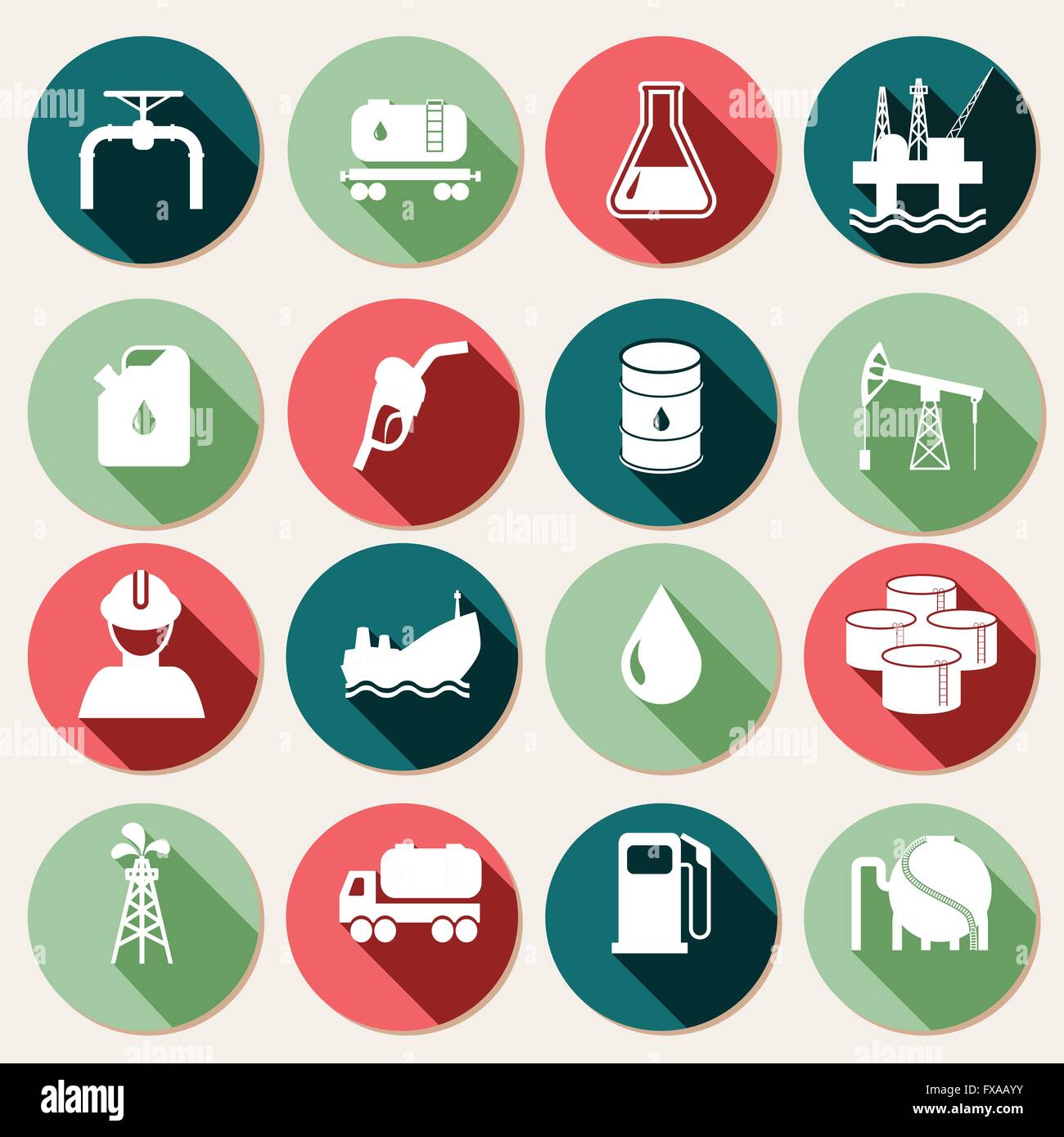 Oil well site Stock Vector Images - Alamy