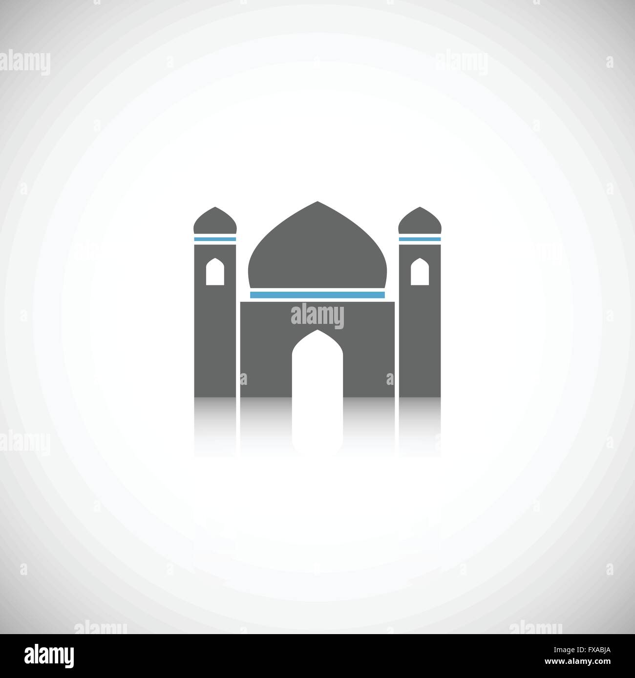 Mosque icon isolated Stock Vector Image & Art - Alamy