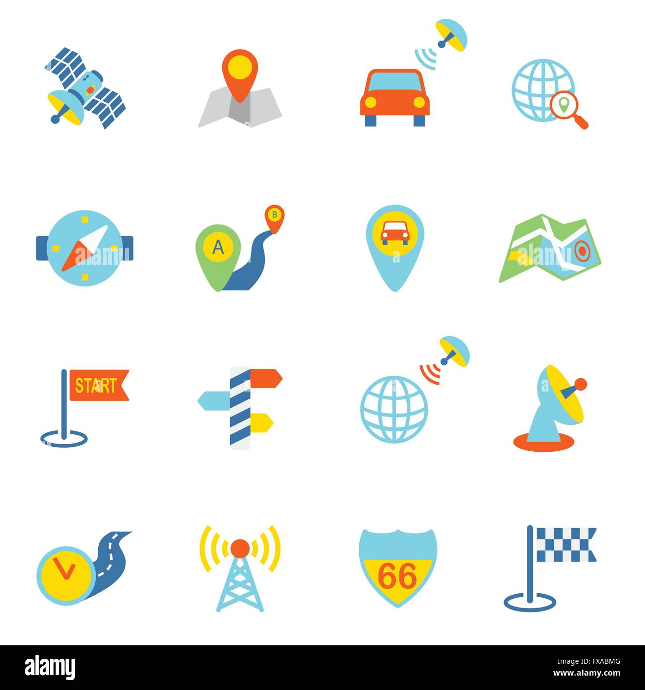 Navigational elements Cut Out Stock Images & Pictures - Alamy