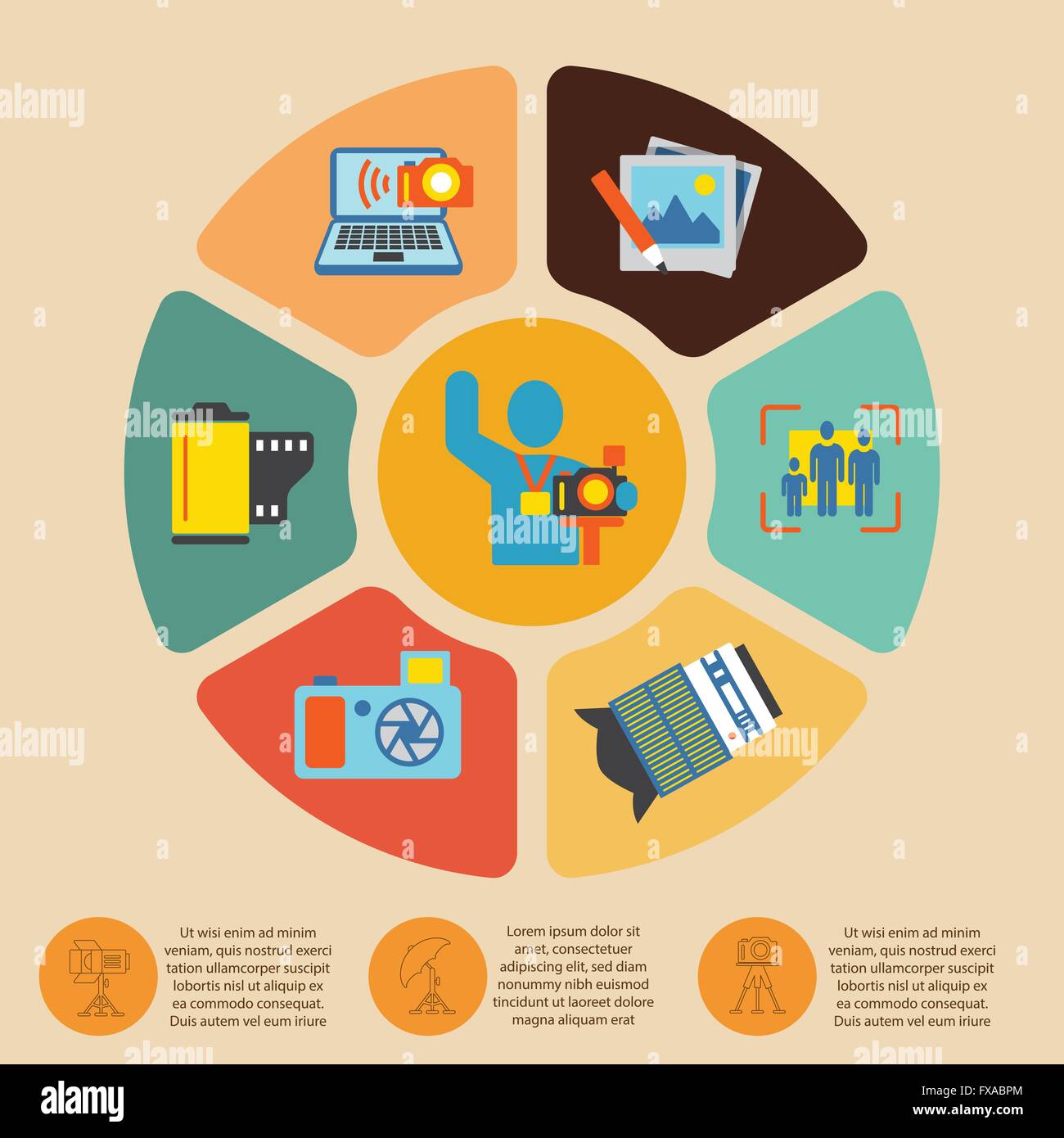 Photography infographics set Stock Vector Image & Art - Alamy