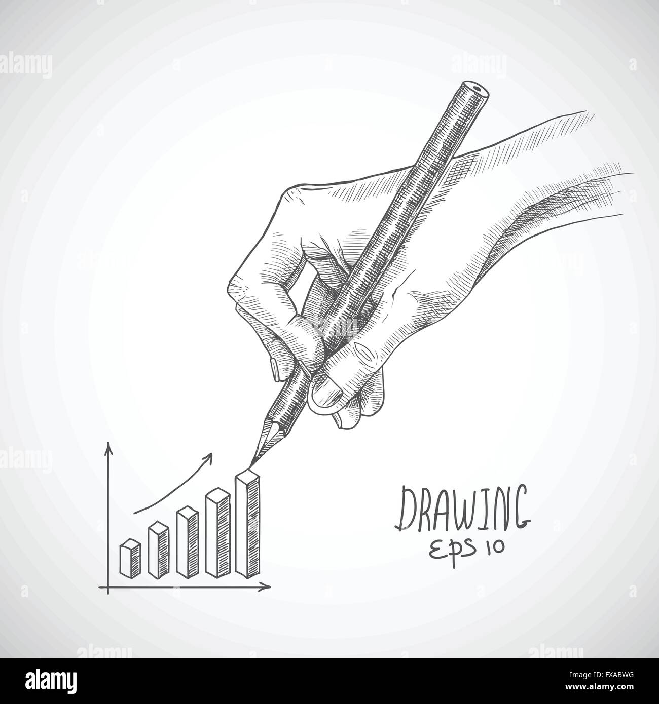 Freehand graphite Stock Vector Images - Alamy