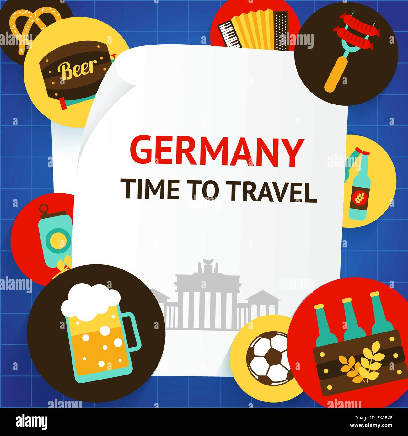 Germany background template Stock Vector Image & Art - Alamy