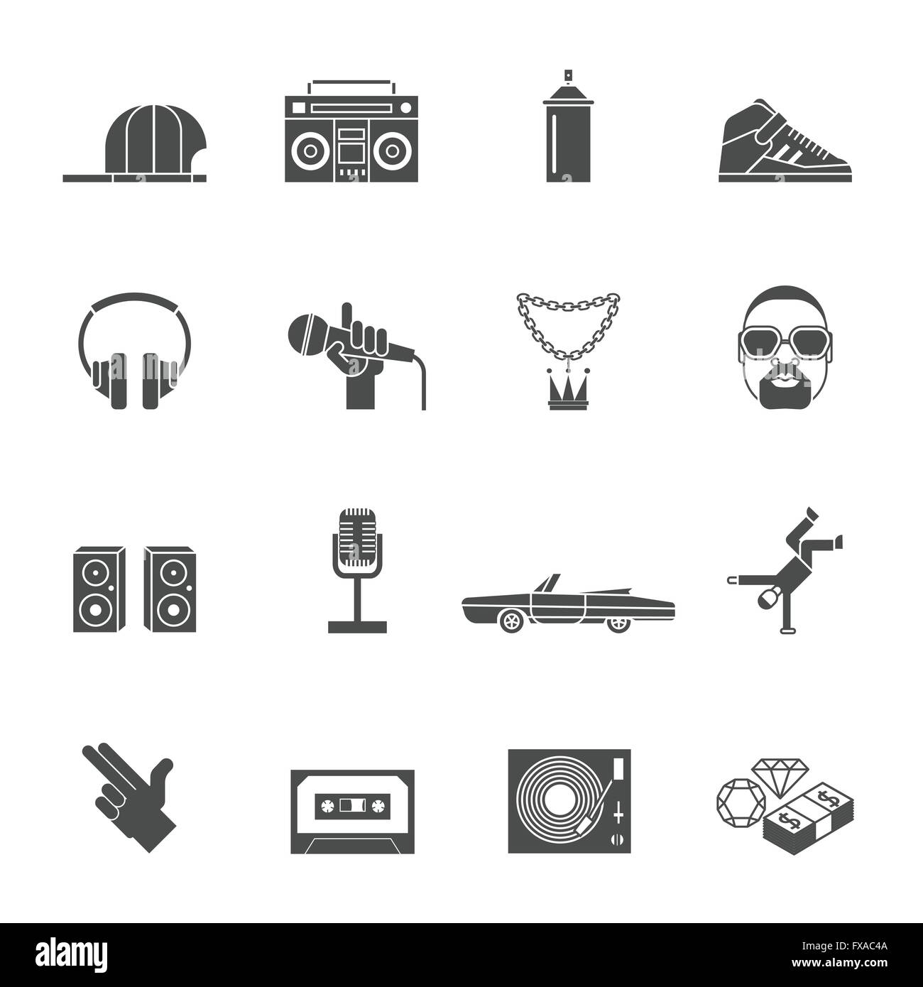 Teen gang and car Stock Vector Images - Alamy