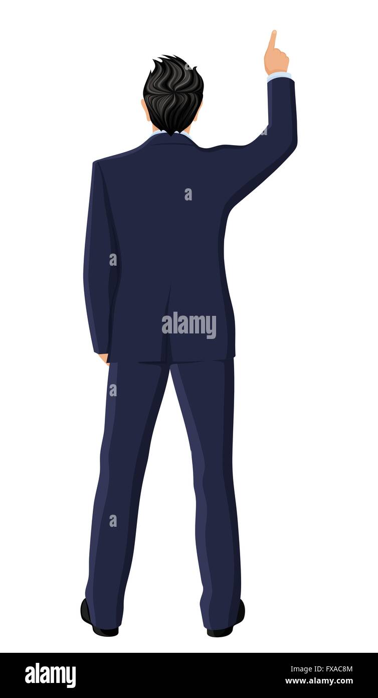 View back person business Stock Vector Images - Alamy