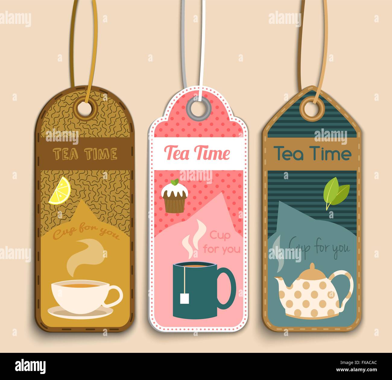 Tea labels set Stock Vector Image & Art - Alamy
