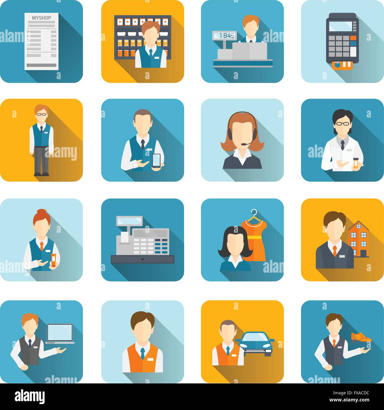 Salesman Icon Vector