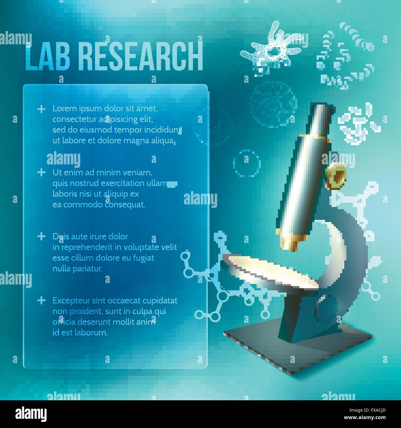 Bacteria and virus lab research Stock Vector Image & Art - Alamy