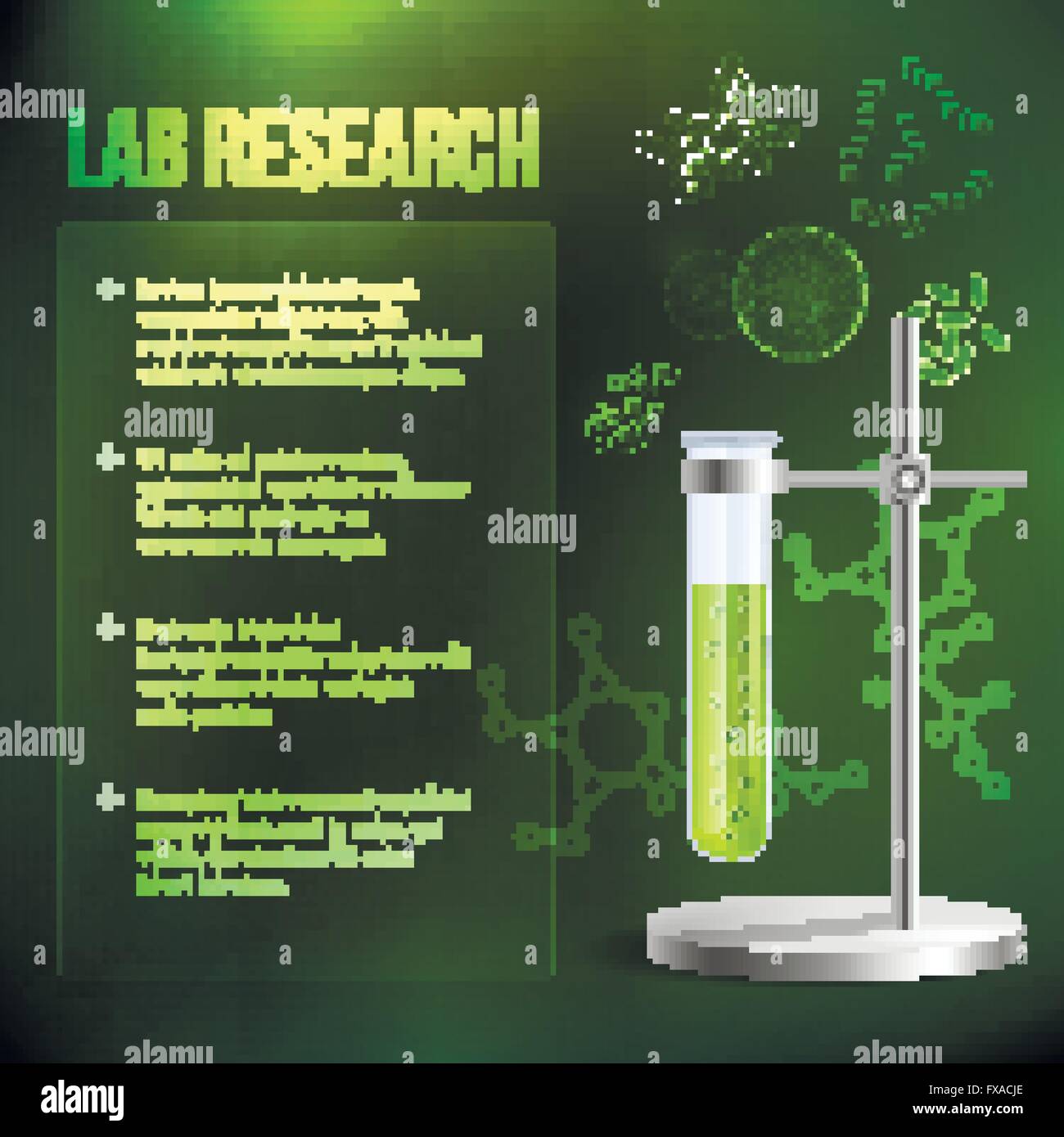 Bacteria and virus lab research Stock Vector Image & Art - Alamy