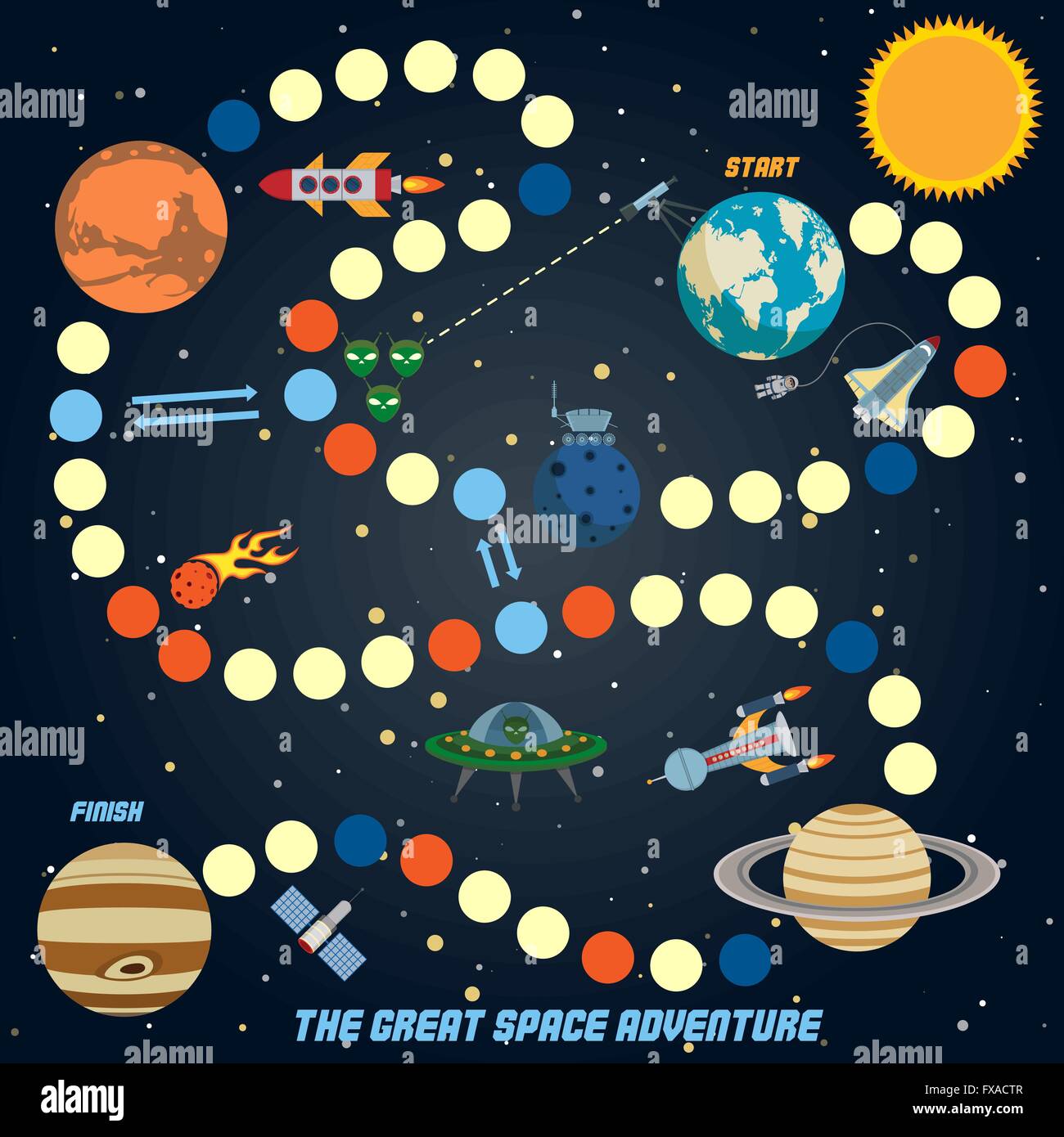 Space quest game Stock Vector Image & Art - Alamy
