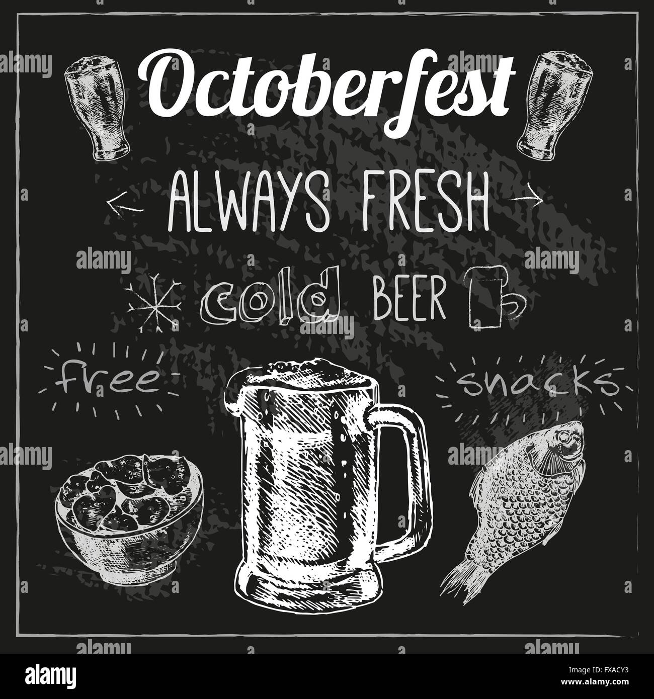 Oktoberfest beer design Stock Vector Image & Art - Alamy