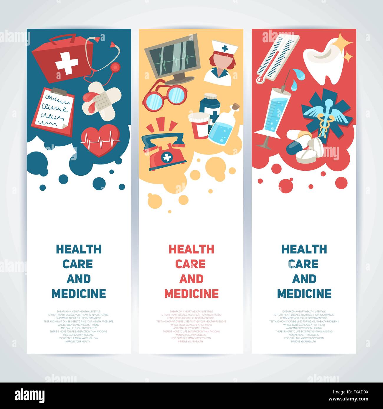 Medical vertical banners Stock Vector Image & Art - Alamy