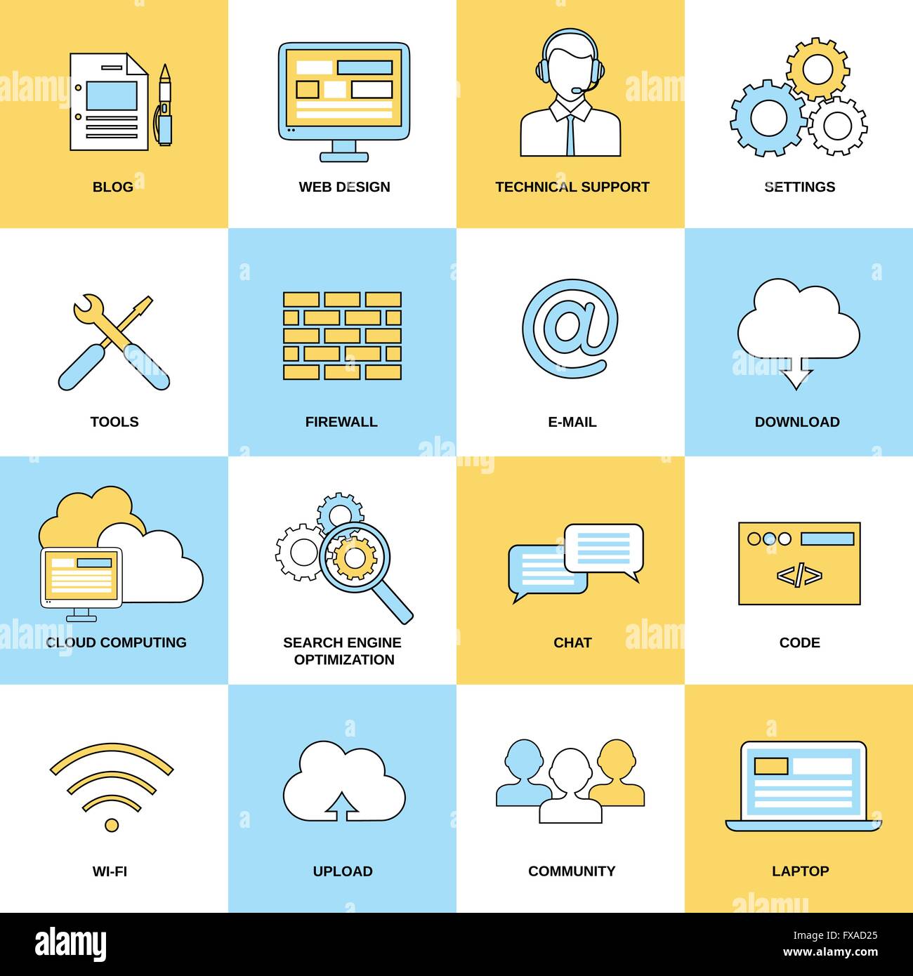 Code line icons collection Stock Vector Images - Alamy