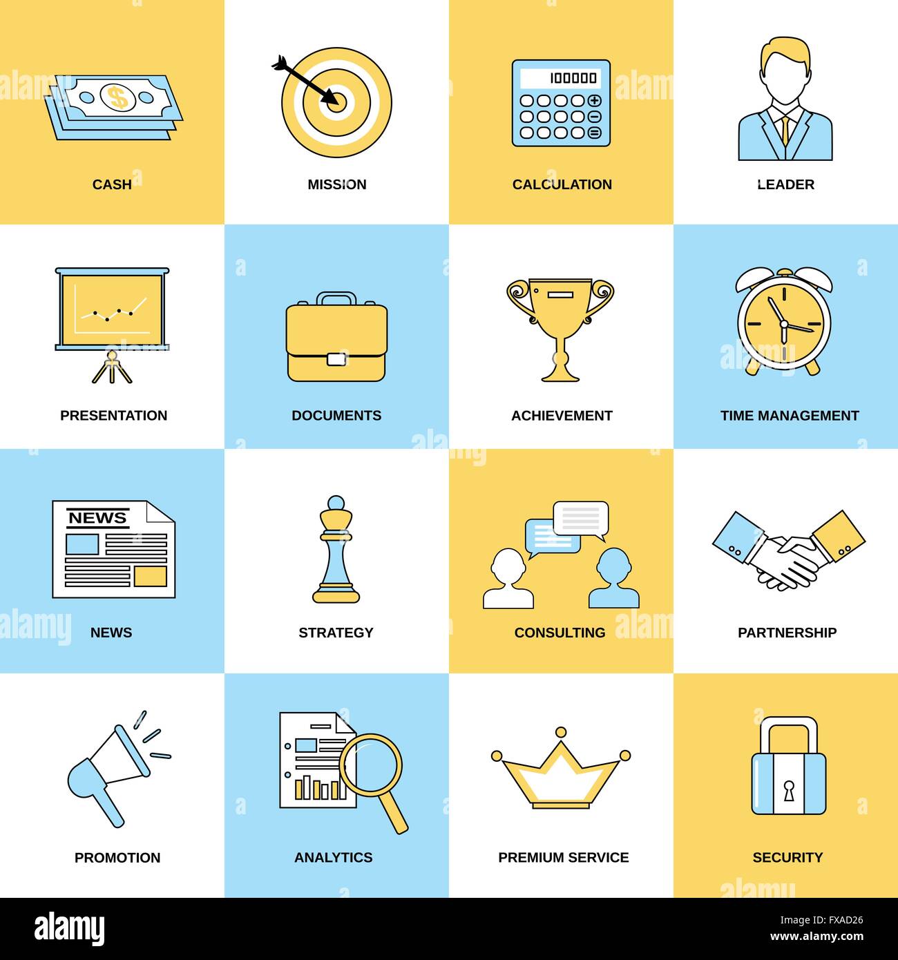 Set business marketing documents Stock Vector Images - Alamy