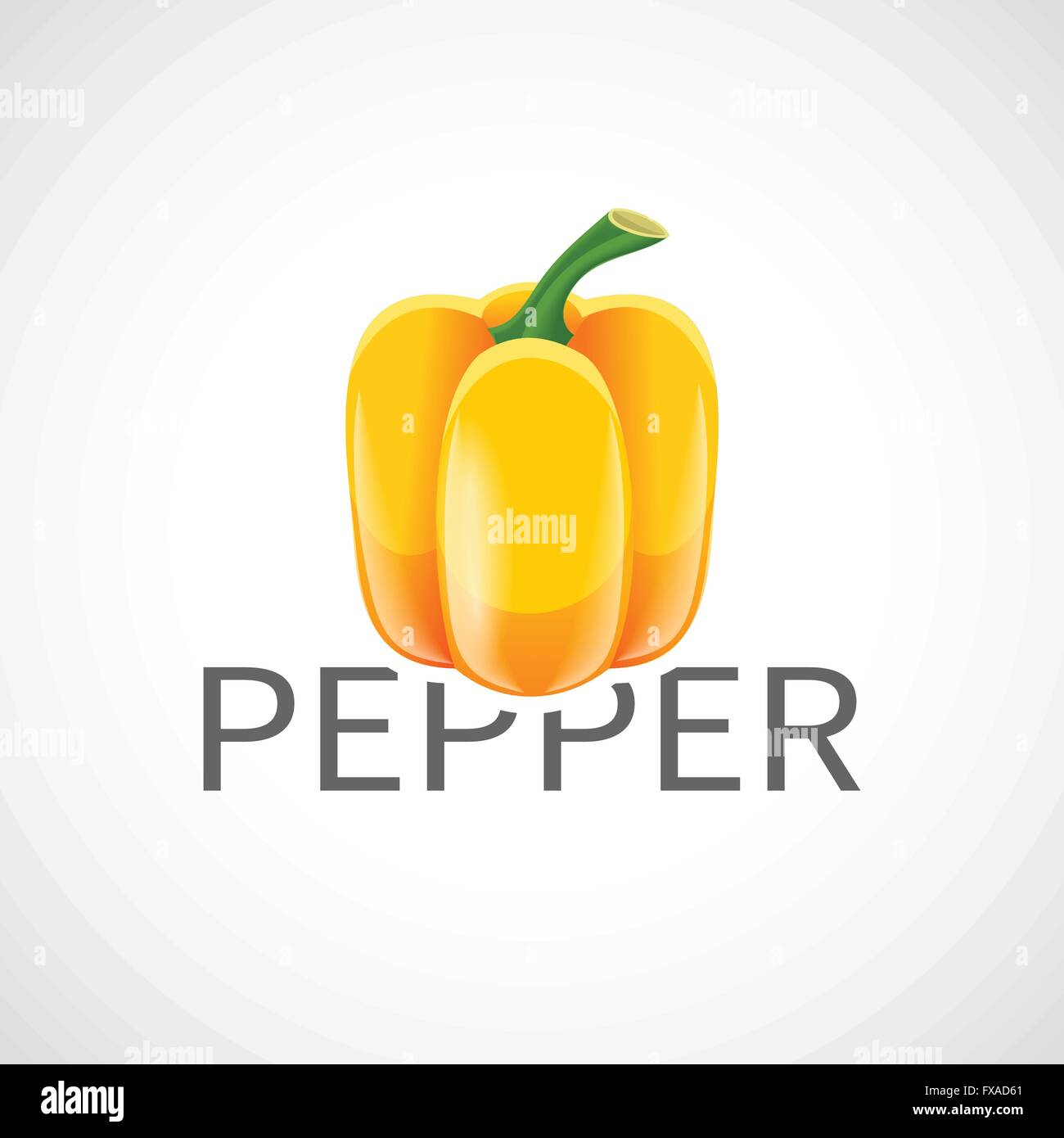 Pepper vegetable print Stock Vector Images - Alamy