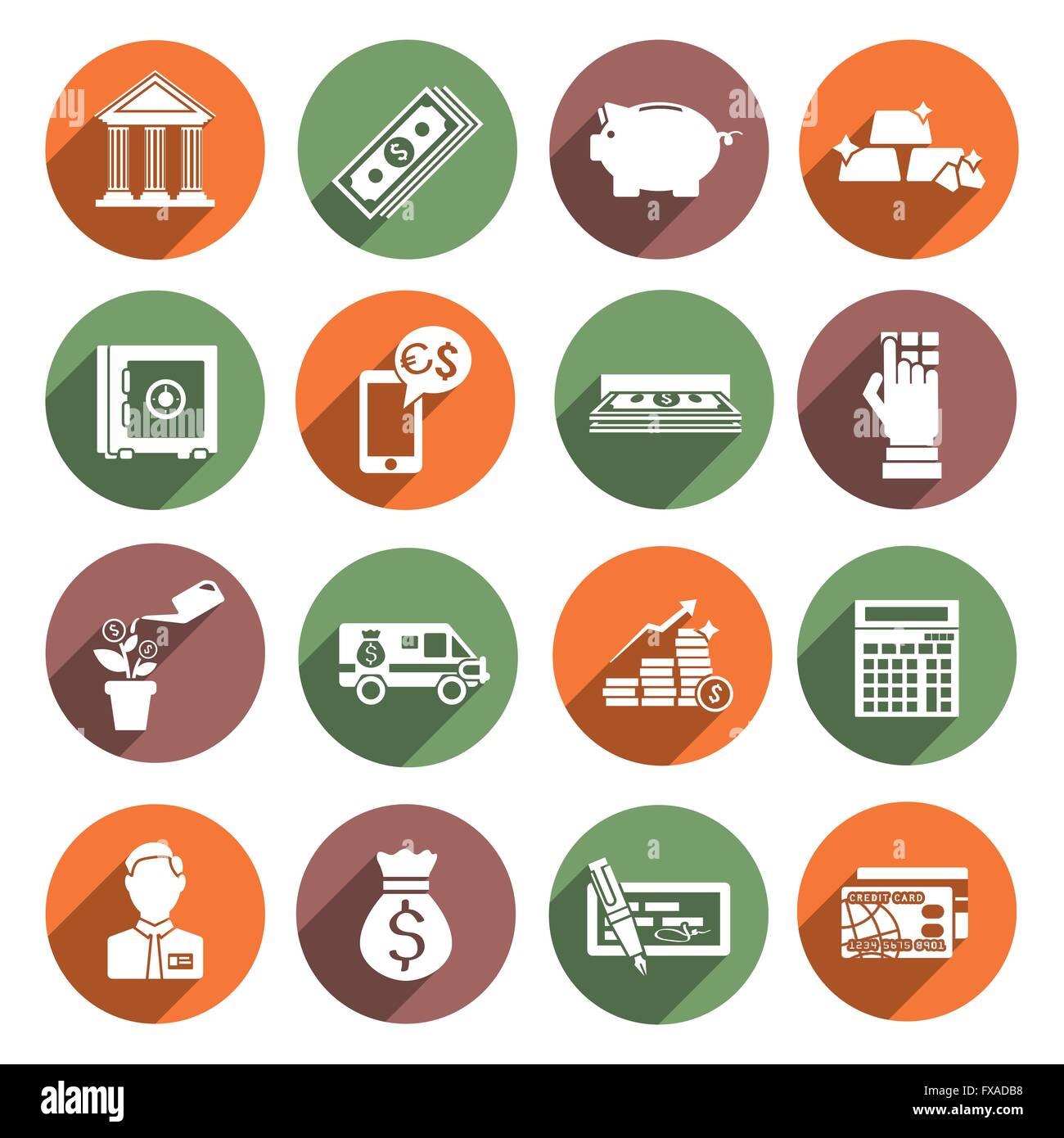 Bank vault icons Cut Out Stock Images & Pictures - Alamy