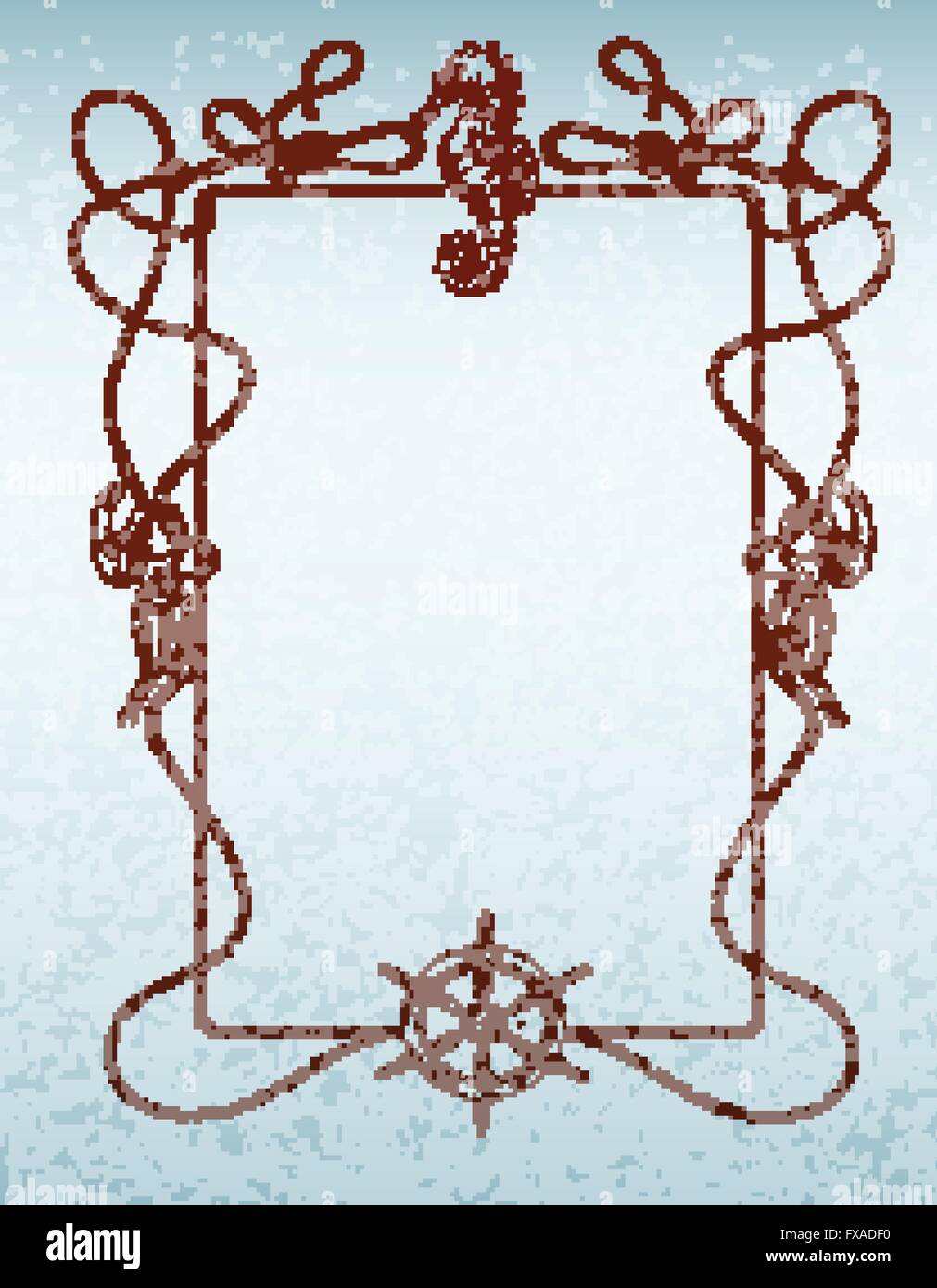 Yachting rope frame Stock Vector Image & Art - Alamy