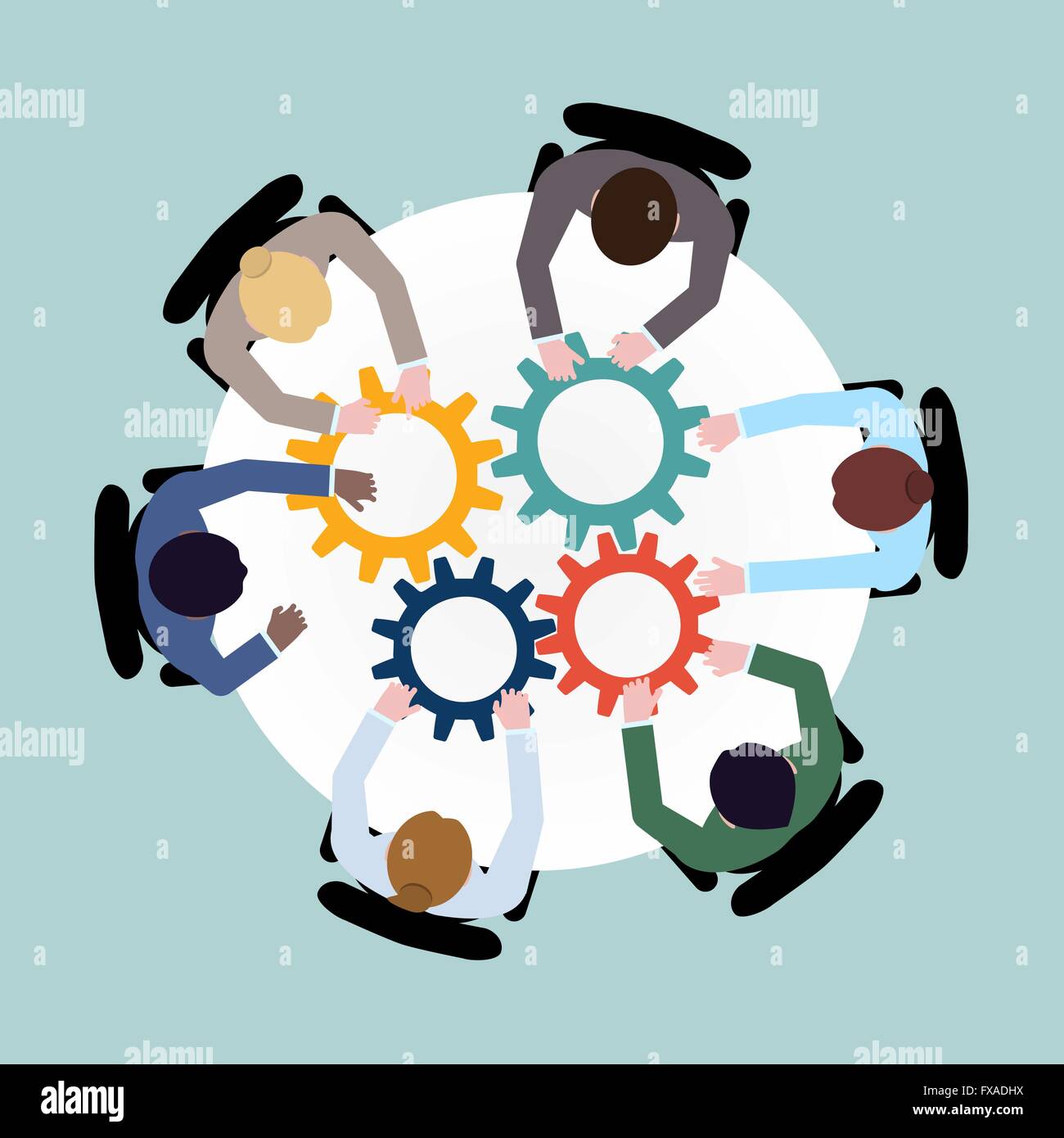 Business cooperation concept Stock Vector Image & Art - Alamy