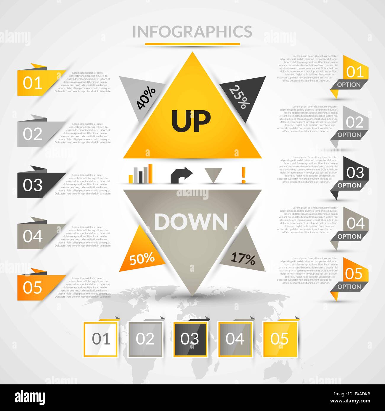 Origami infographic elements Stock Vector Image & Art - Alamy
