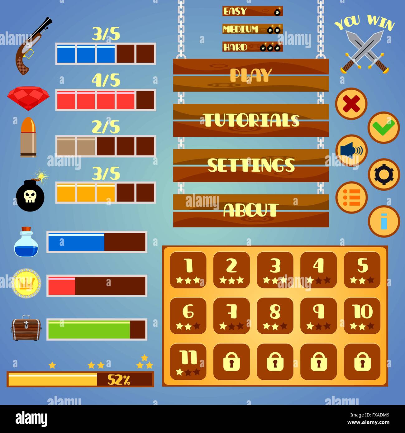 Technology interface template design Stock Vector Images - Alamy