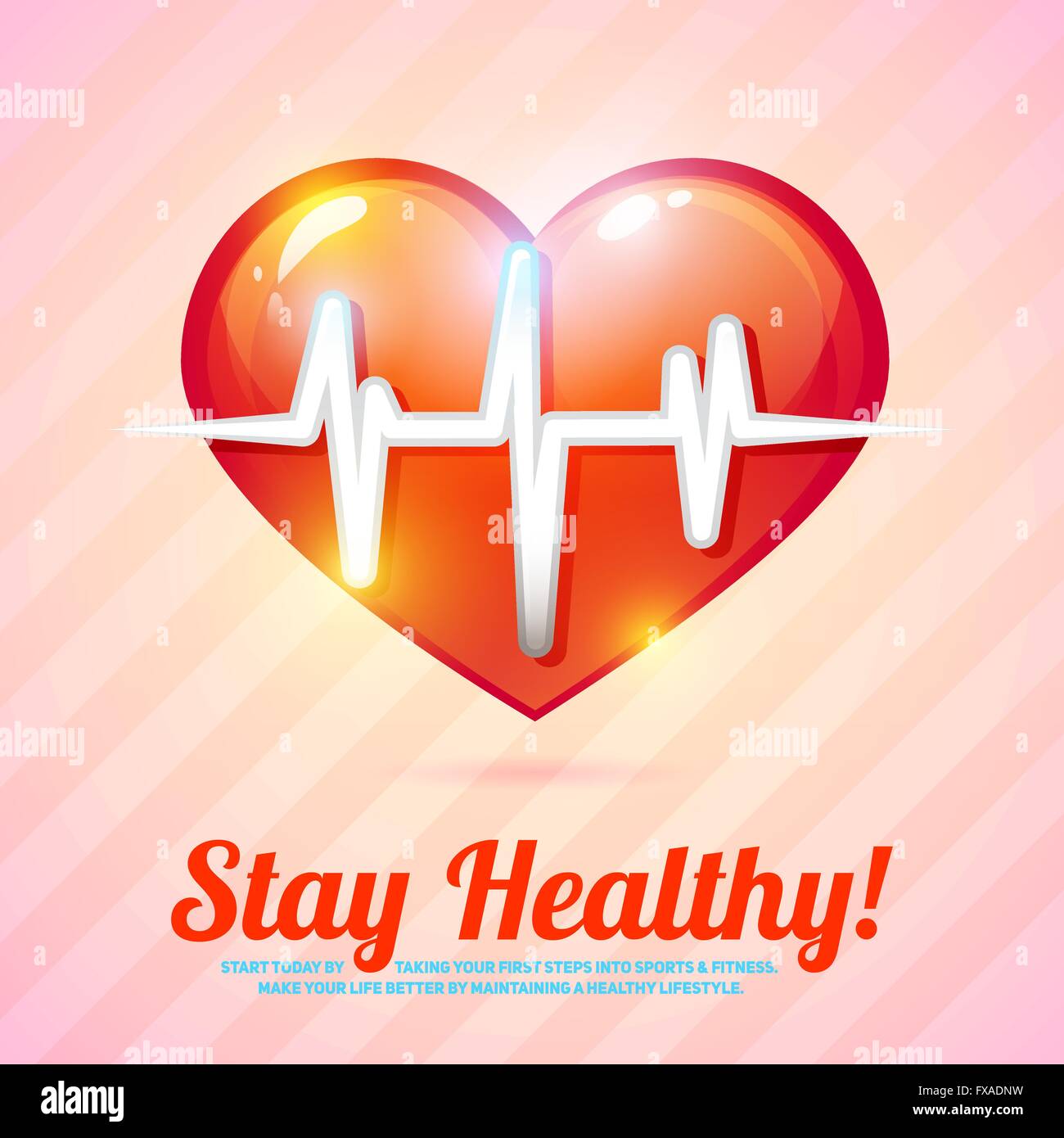 Healthy lifestyle background Stock Vector Image & Art - Alamy