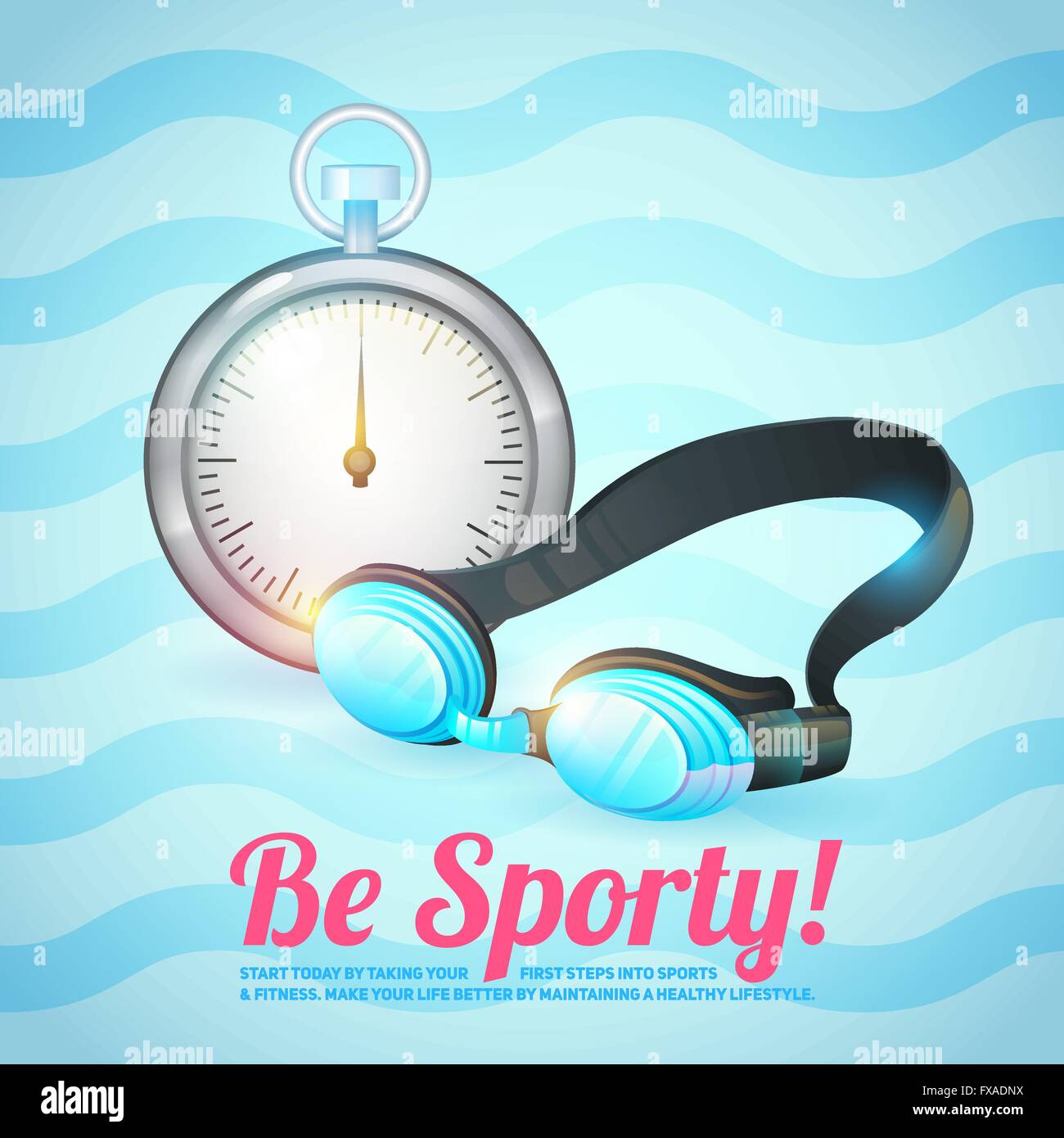 Healthy lifestyle background Stock Vector Image & Art - Alamy