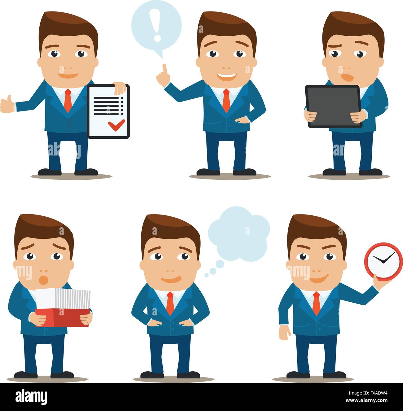Selling cartoon characters Stock Vector Images - Alamy