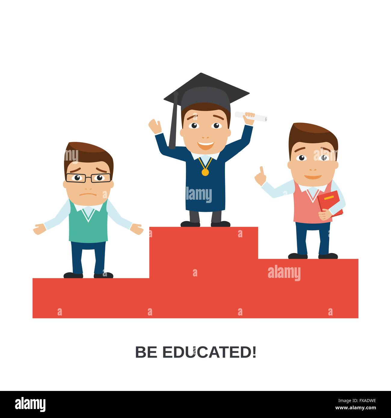 Education characters set Stock Vector Image & Art - Alamy