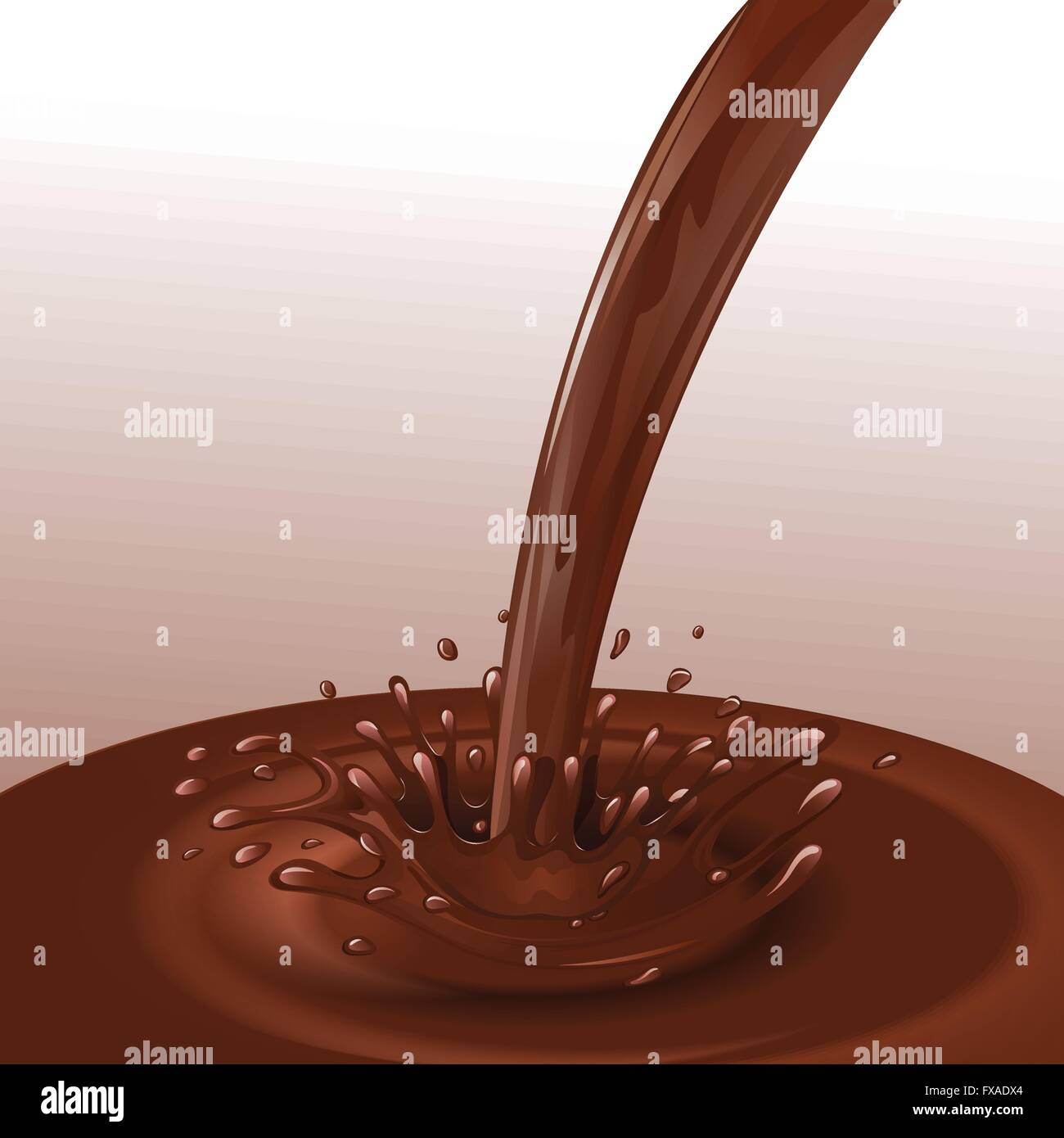 Chocolate flow background Stock Vector Image & Art - Alamy