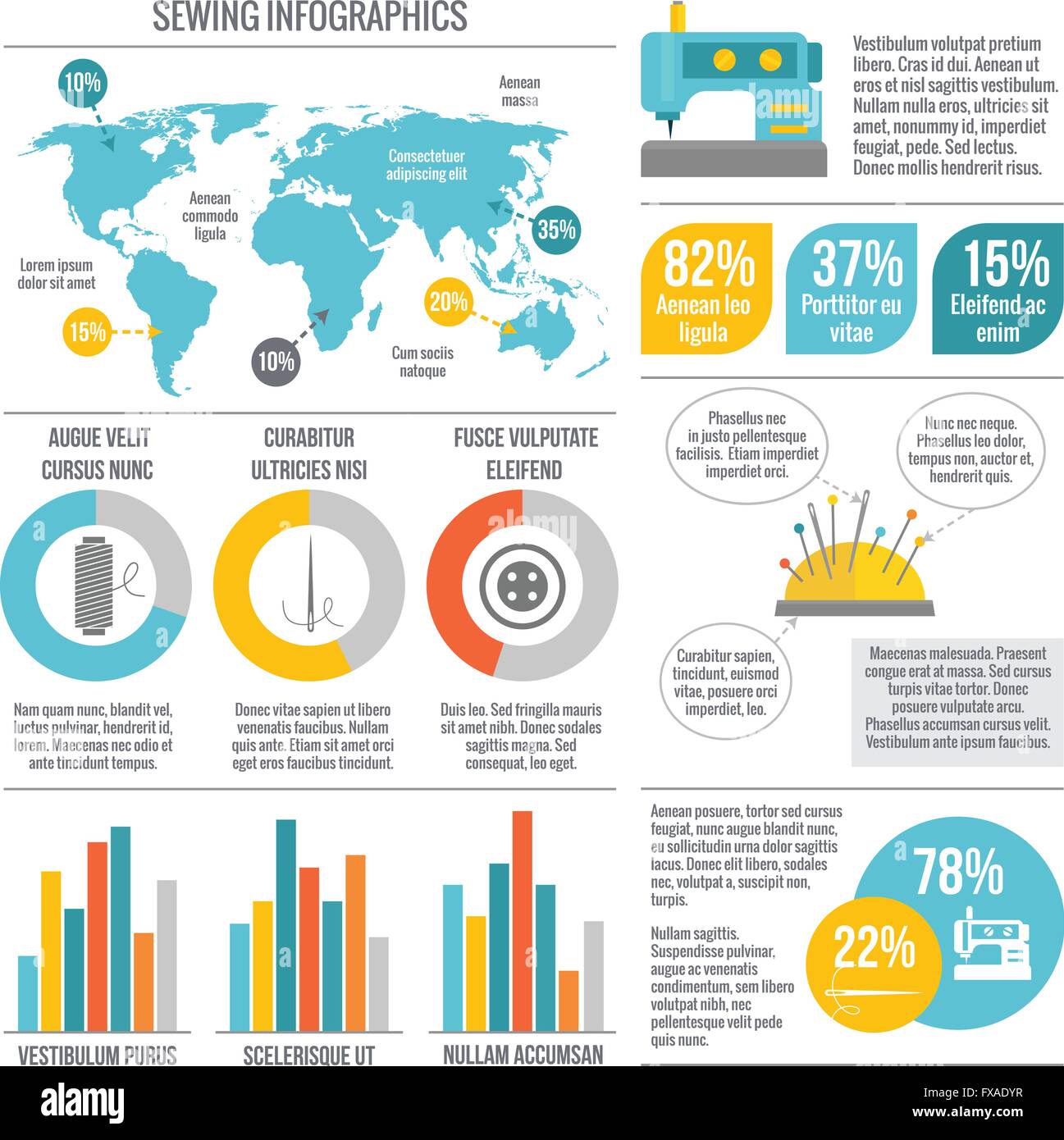 Sewing equipment infographic Stock Vector Image & Art - Alamy