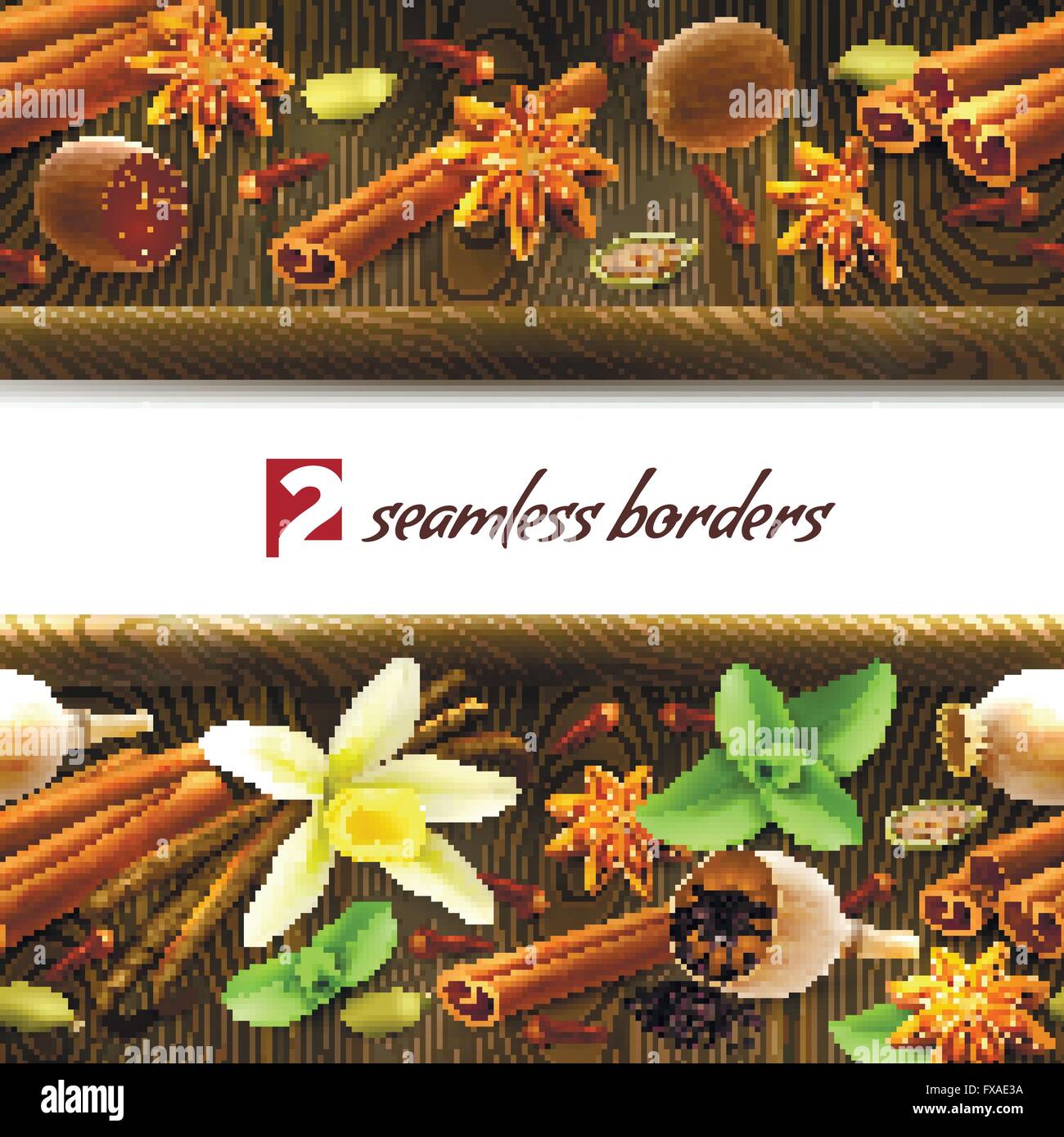 Vegetable borders Stock Vector Images - Alamy