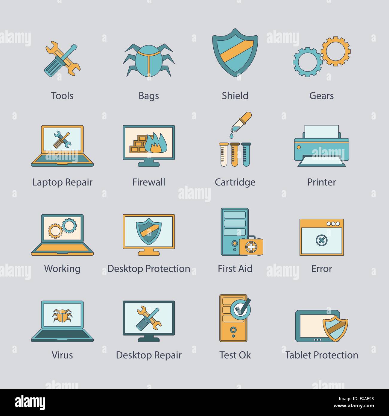 Update wall Stock Vector Images - Alamy