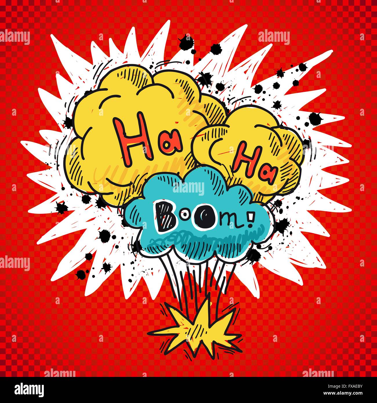 Comic book colored background Stock Vector Images - Alamy