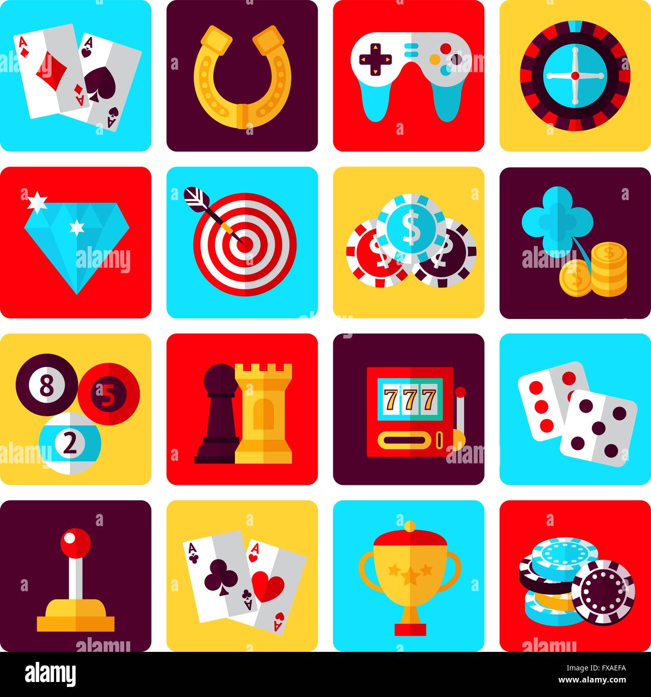 Game icons set Stock Vector Image & Art - Alamy