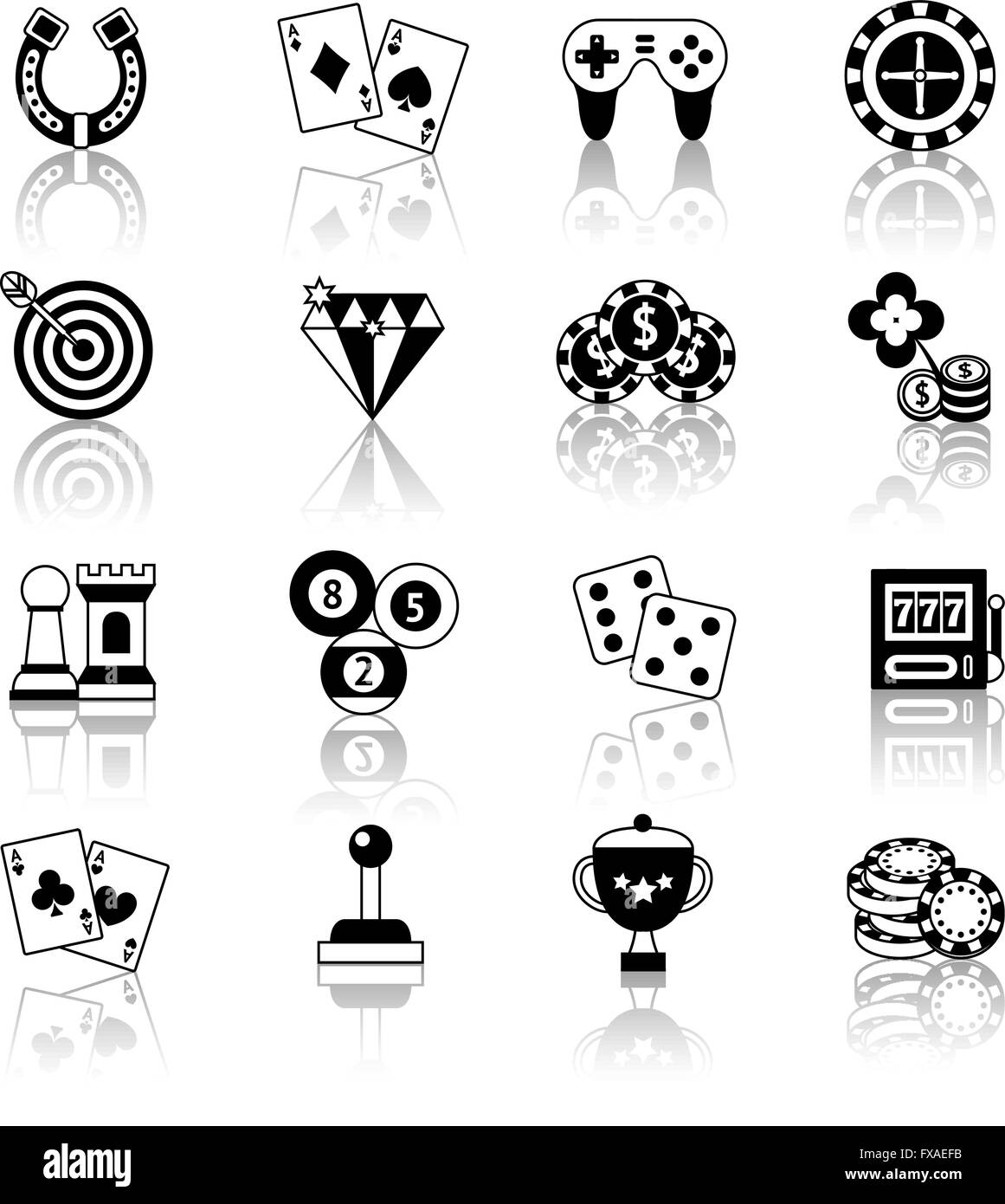 Game icons set Stock Vector Image & Art - Alamy