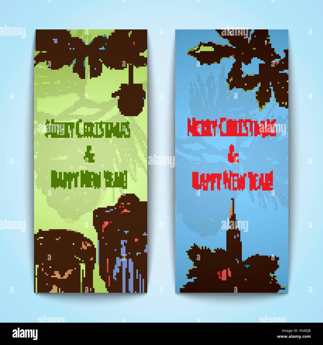 Christmas banners vertical Stock Vector Image & Art - Alamy