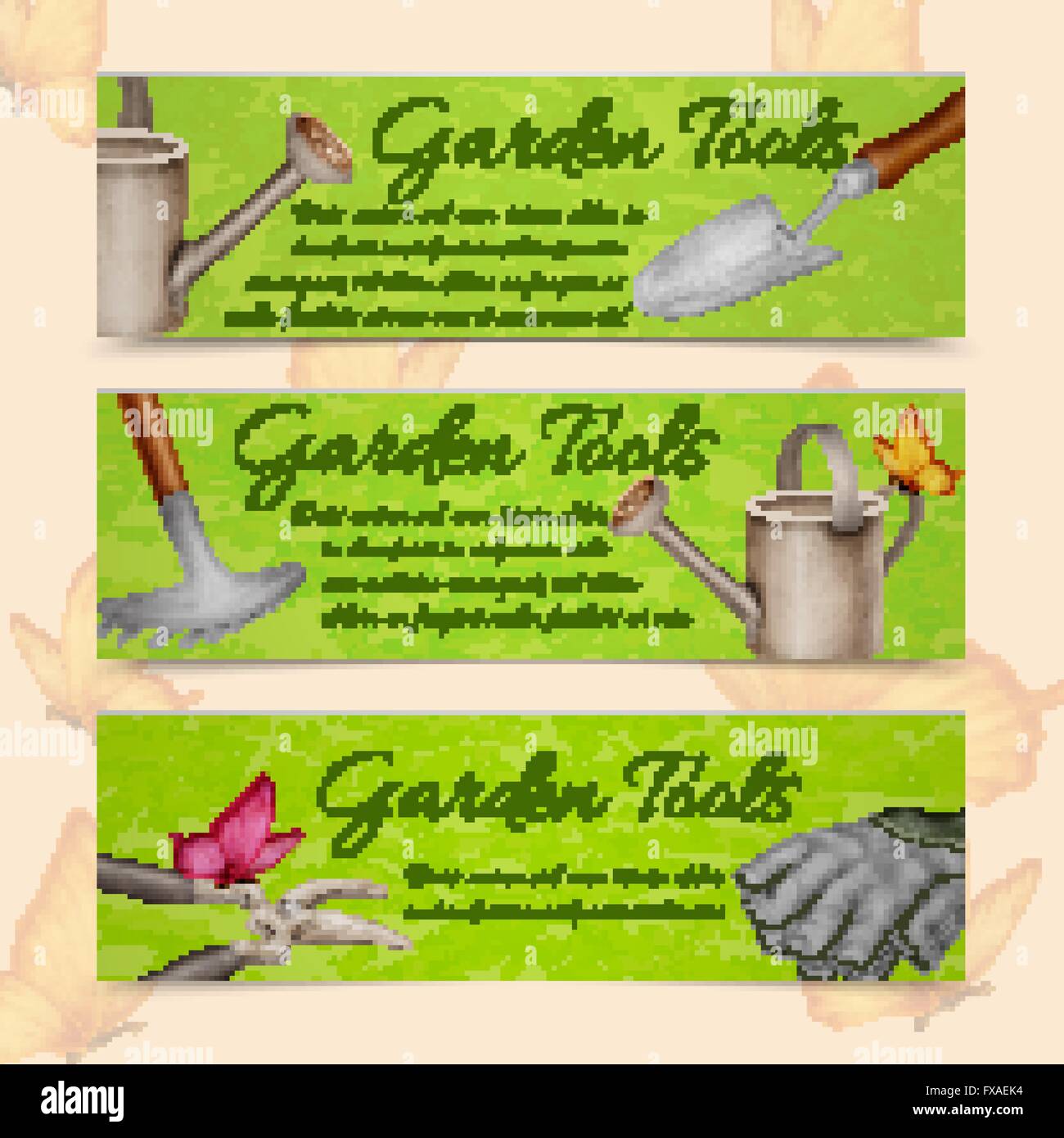 Garden tools sale Stock Vector Images - Alamy